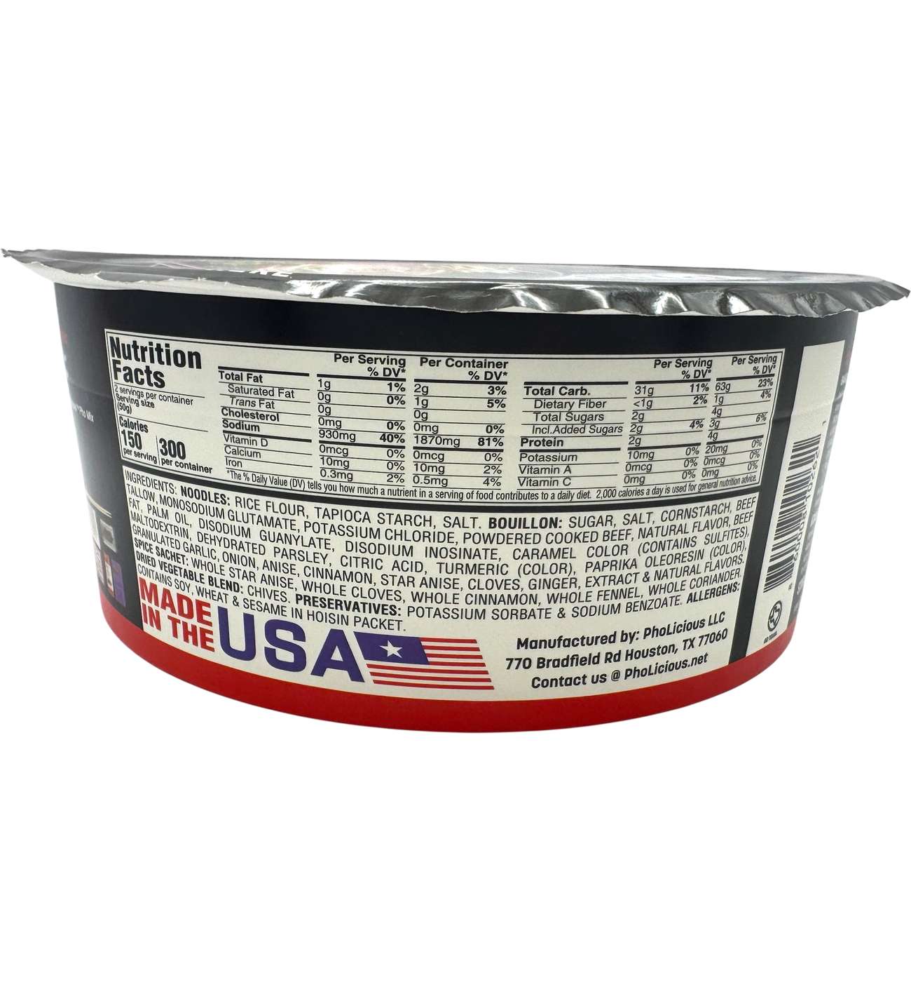 PhoLicious Beef Pho Instant Soup - Shop Soups & chili at H-E-B