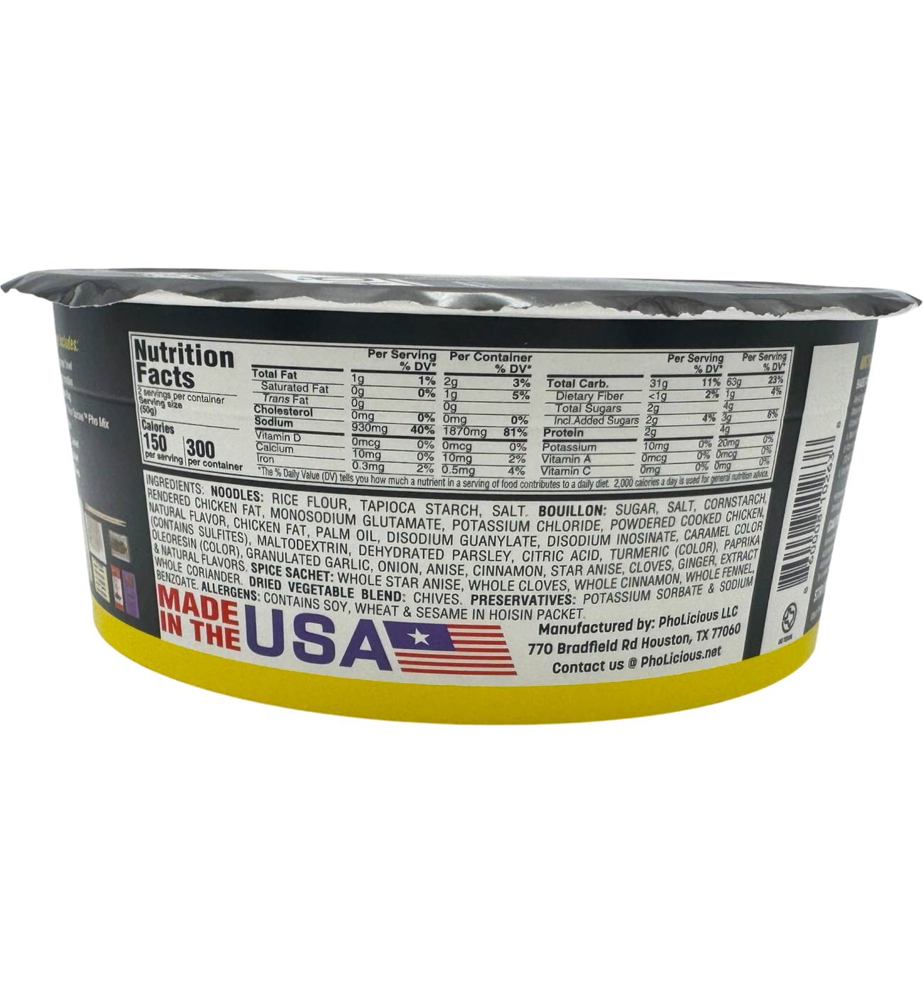 PhoLicious Chicken Pho Instant Soup - Shop Soups & chili at H-E-B