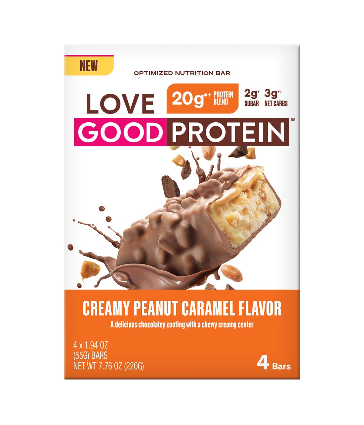 Love Good Protein 20g Nutrition Bar - Creamy Peanut Caramel - Shop Diet ...