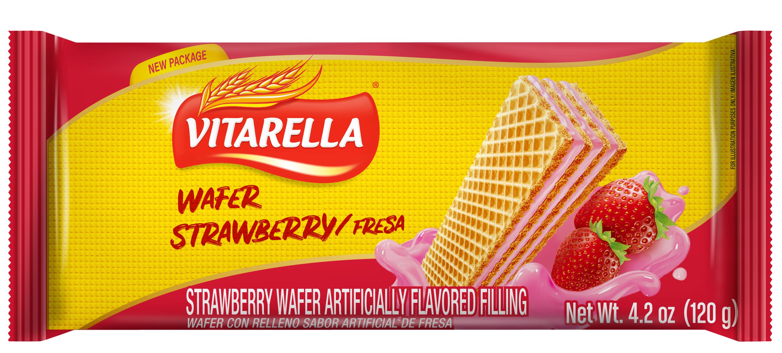 Vitarella Strawberry Wafers - Shop Cookies at H-E-B