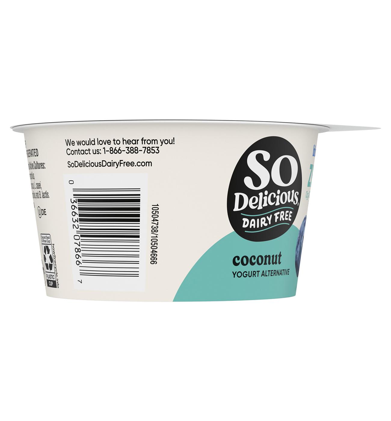 So Delicious Dairy Free Simply Yogurt - Blueberry - Shop Yogurt at H-E-B