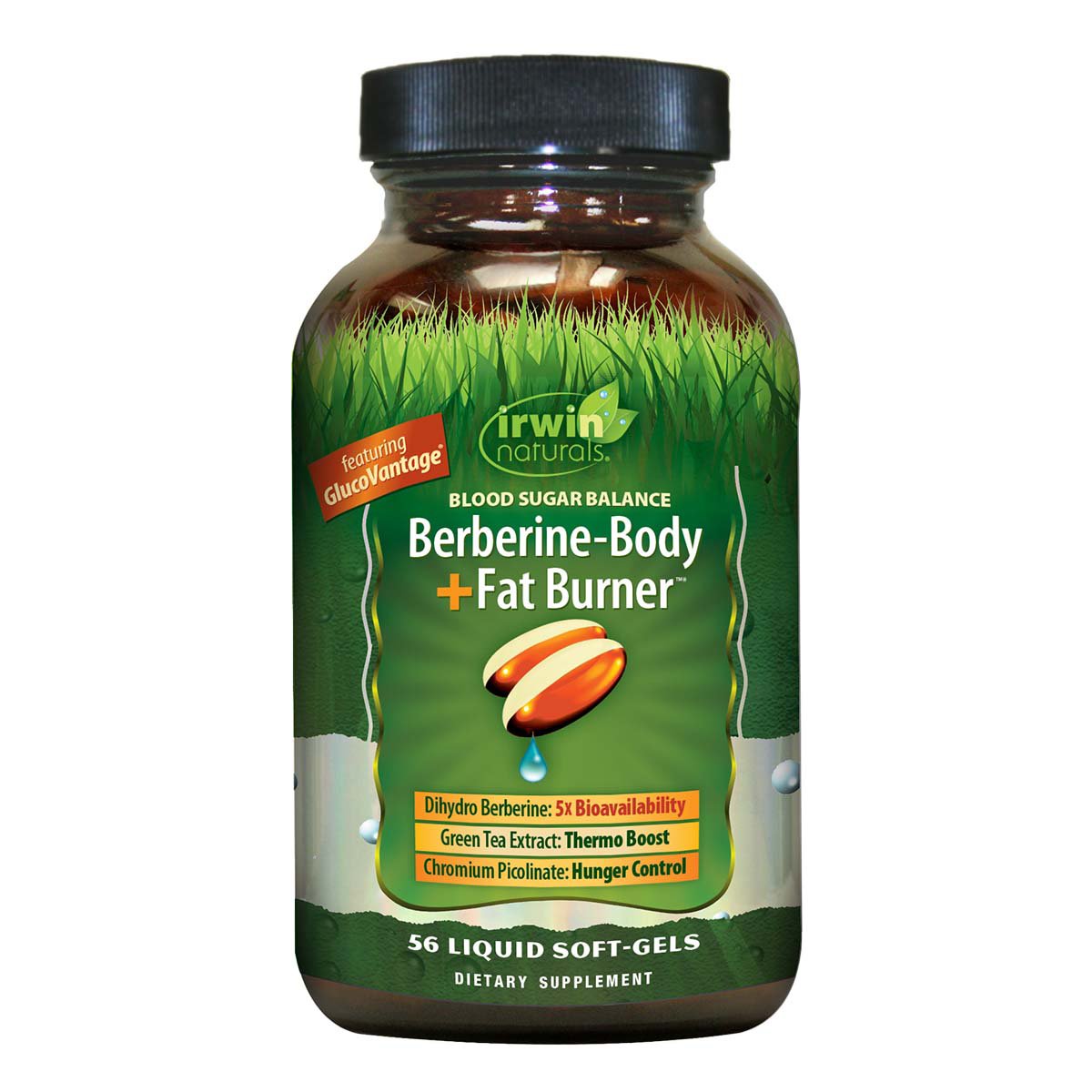 Irwin Naturals Berberine-Body + Fat Burner Softgels - Shop Diet & fitness at H-E-B