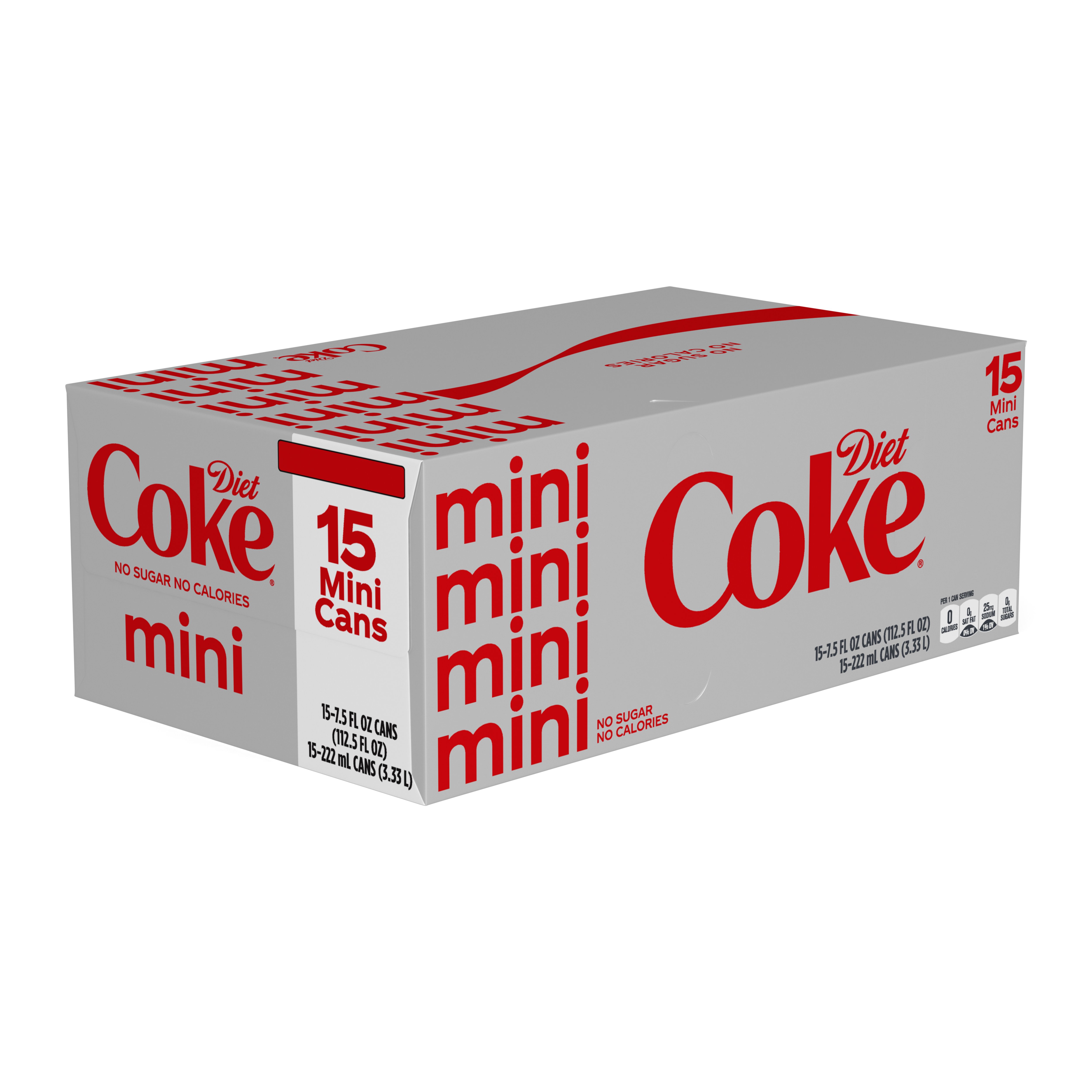 Coca-Cola Diet Coke 15 pk Mini Cans - Shop Soda at H-E-B