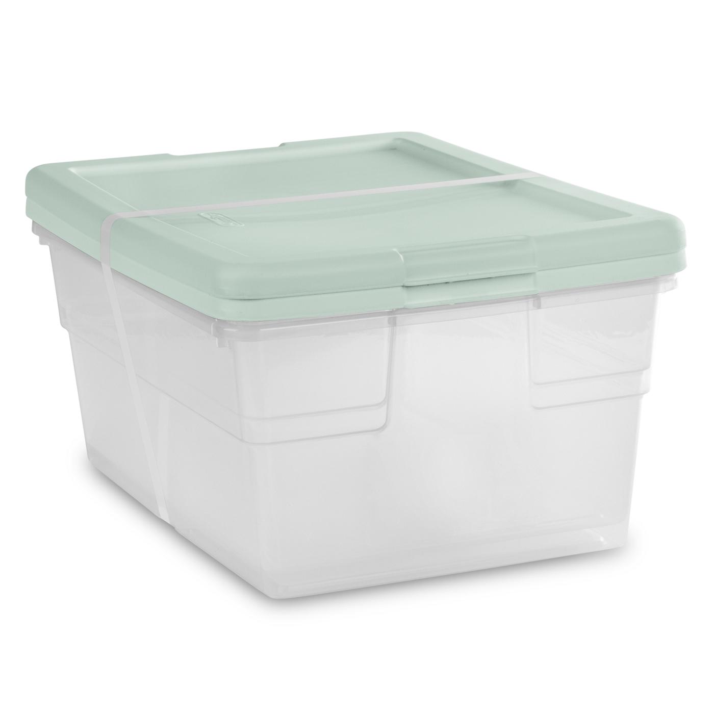 Sterilite Storage Bins with Lids - Green, 2 pk - Shop Storage bins at H-E-B