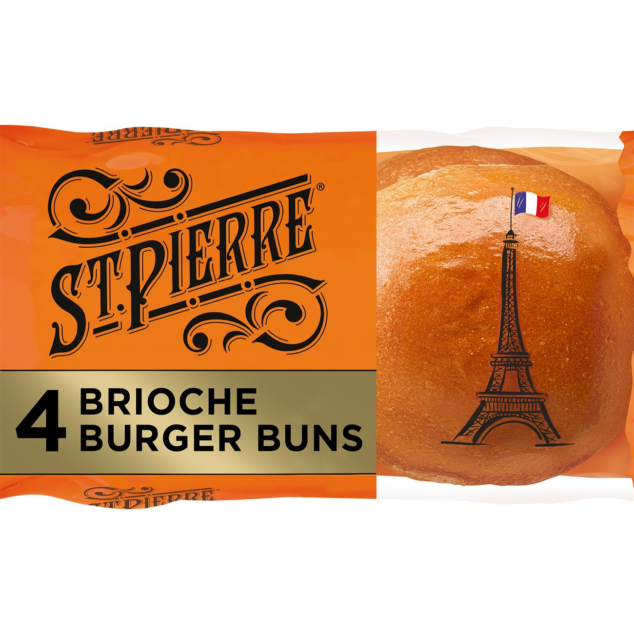 St Pierre Brioche Burger Buns - Shop Buns & rolls at H-E-B