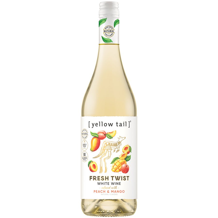 Yellowtail Fresh Twist Peach & Mango - Shop Malt beverages & coolers at ...