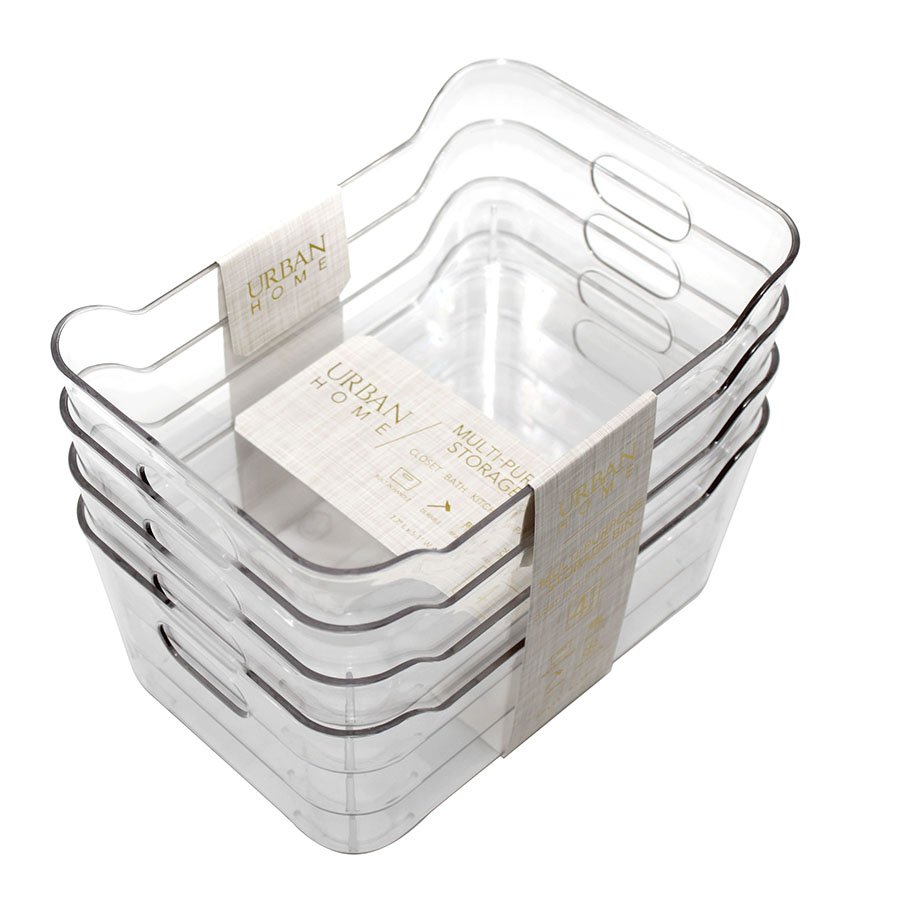 Urban Home Multi-Purpose Storage Bins, 4 Pk - Shop Storage bins at H-E-B