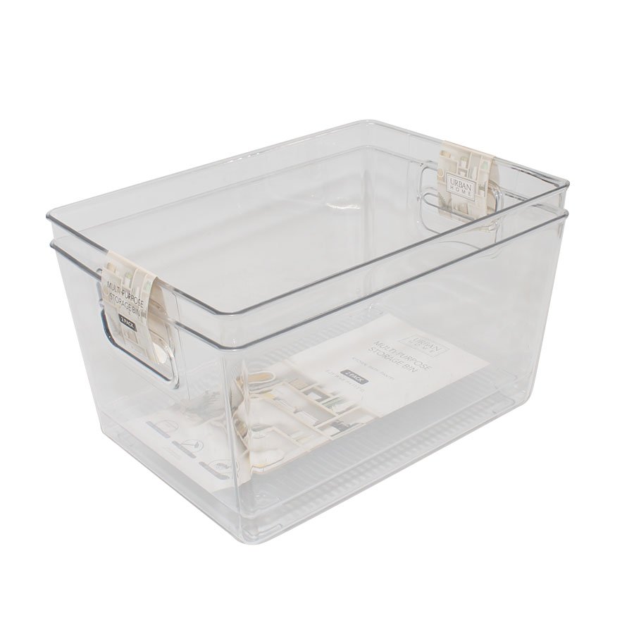 Urban Home Multi-Purpose Storage Bins with Handles, 2 Pk - Shop Storage ...