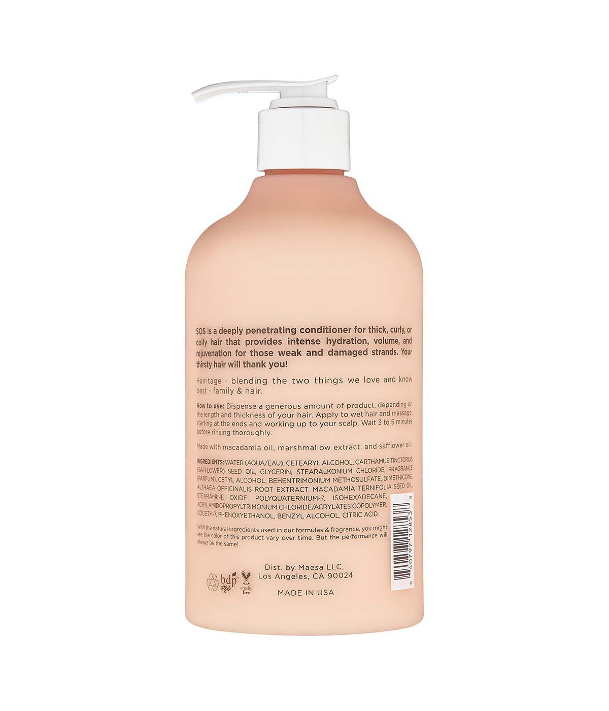 Hairitage SOS Deep Moisture + Restore Conditioner - Shop Shampoo ...