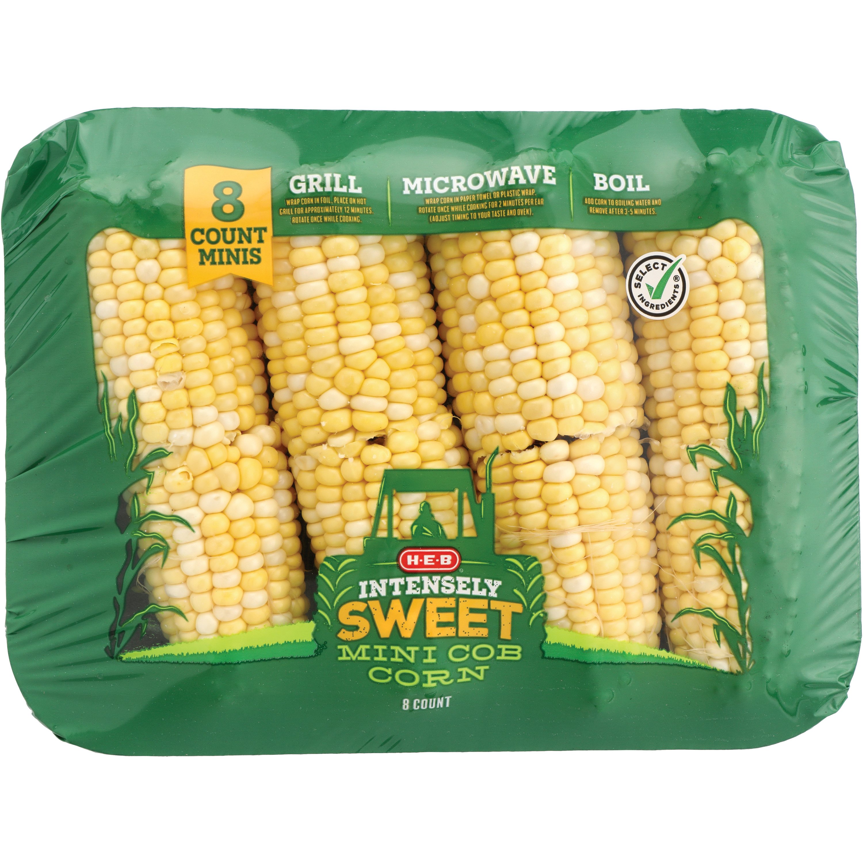 H-E-B Intensely Sweet Mini Cob Corn - Shop Corn at H-E-B
