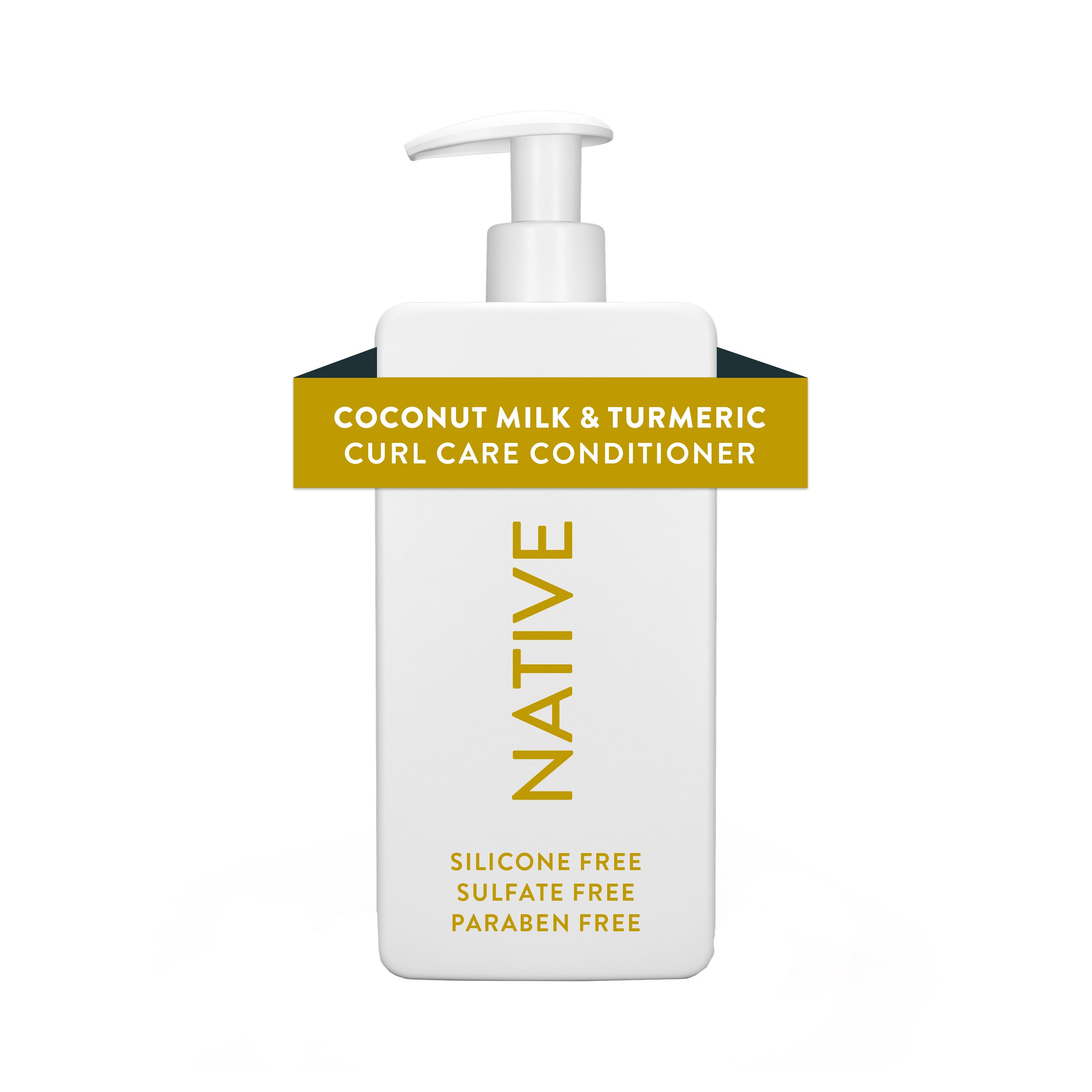 Native Curl Care Conditioner - Coconut Milk & Turmeric - Shop Shampoo ...