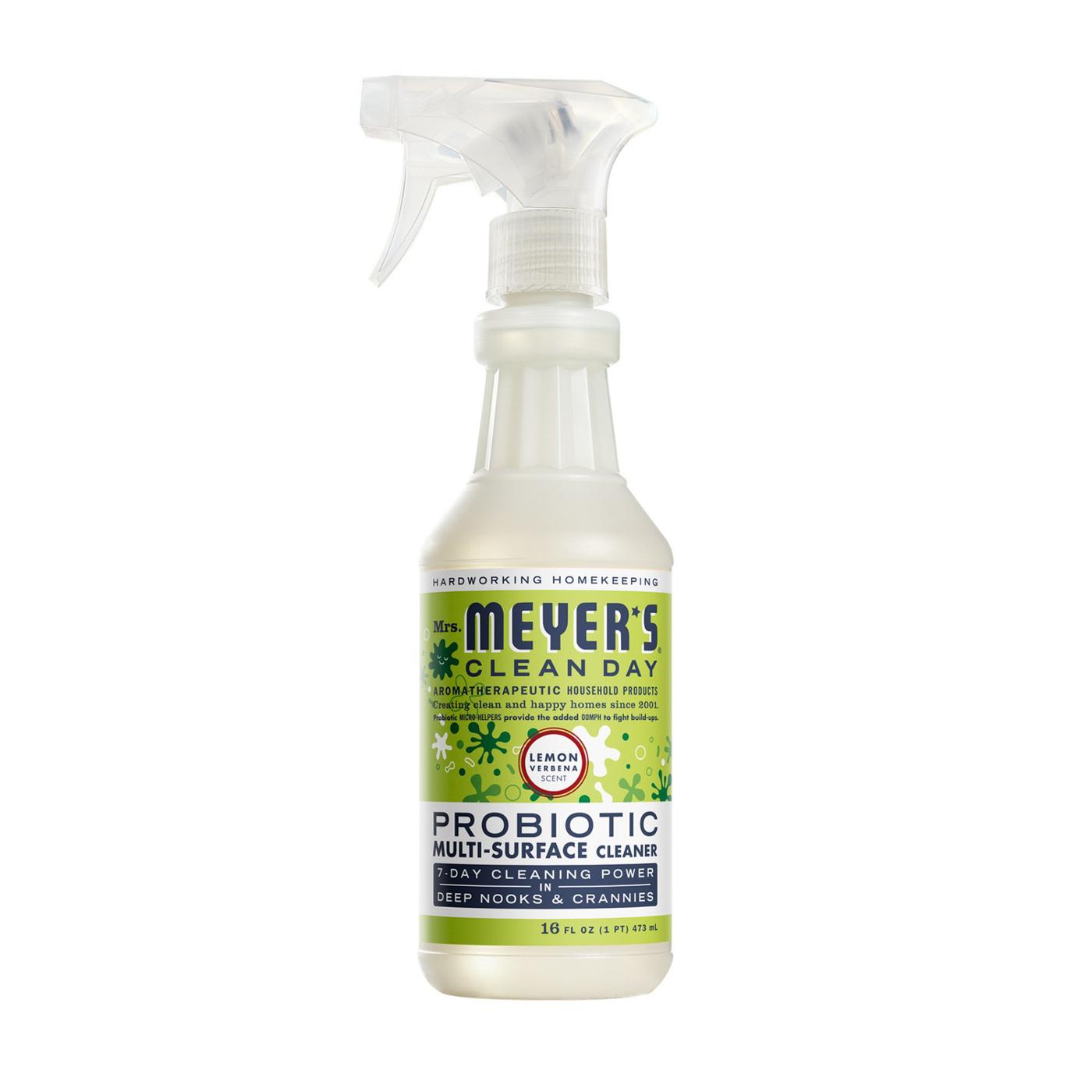 Mrs. Meyer s Clean Day Lemon Verbena Probiotic Multi Surface Cleaner Spray Shop All purpose cleaners at H E B