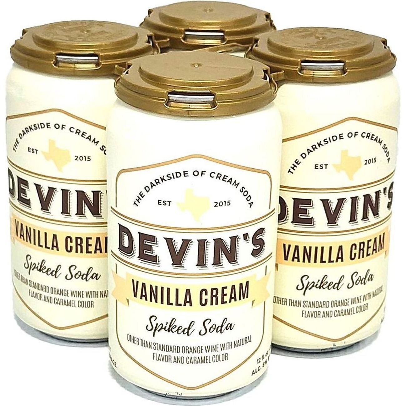 Devin's Vanilla Cream Spiked Root Beer 4 pk Cans - Shop Malt beverages ...