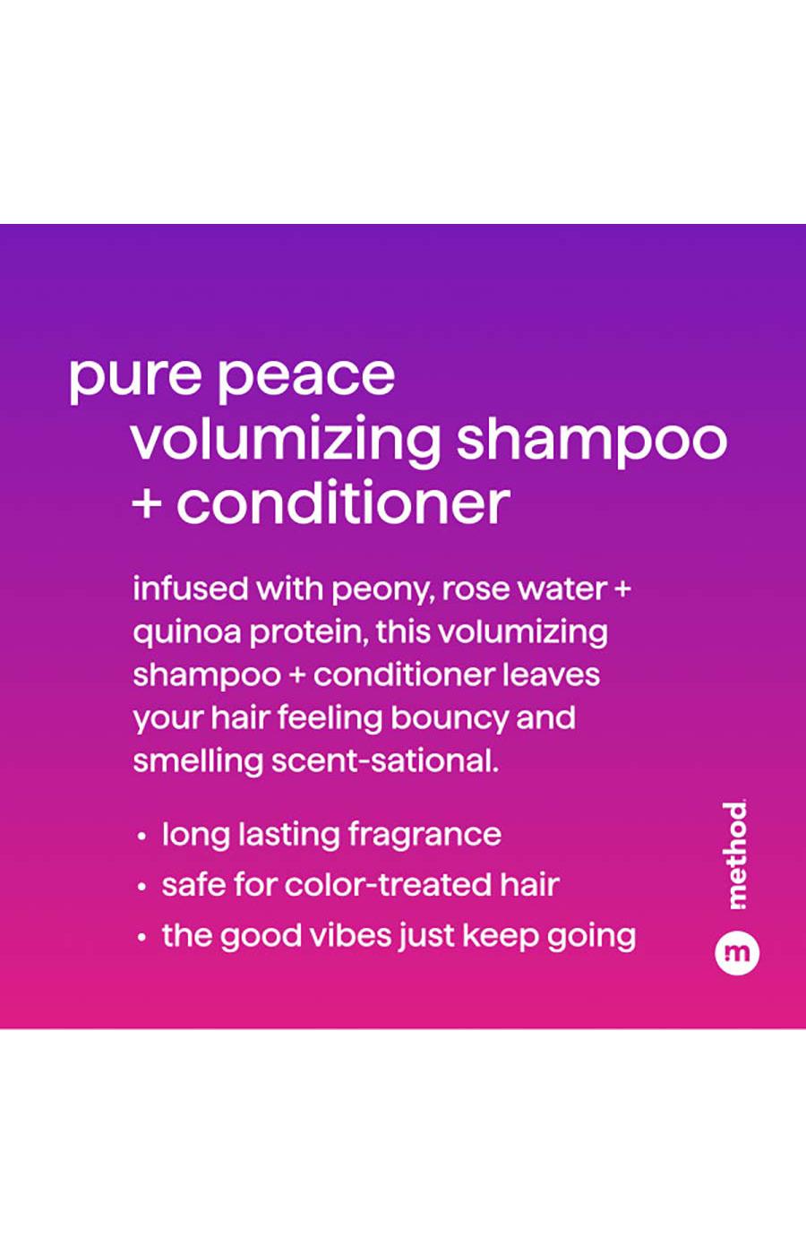 method Pure Peace Volumizing Conditioner - Shop Shampoo & conditioner ...