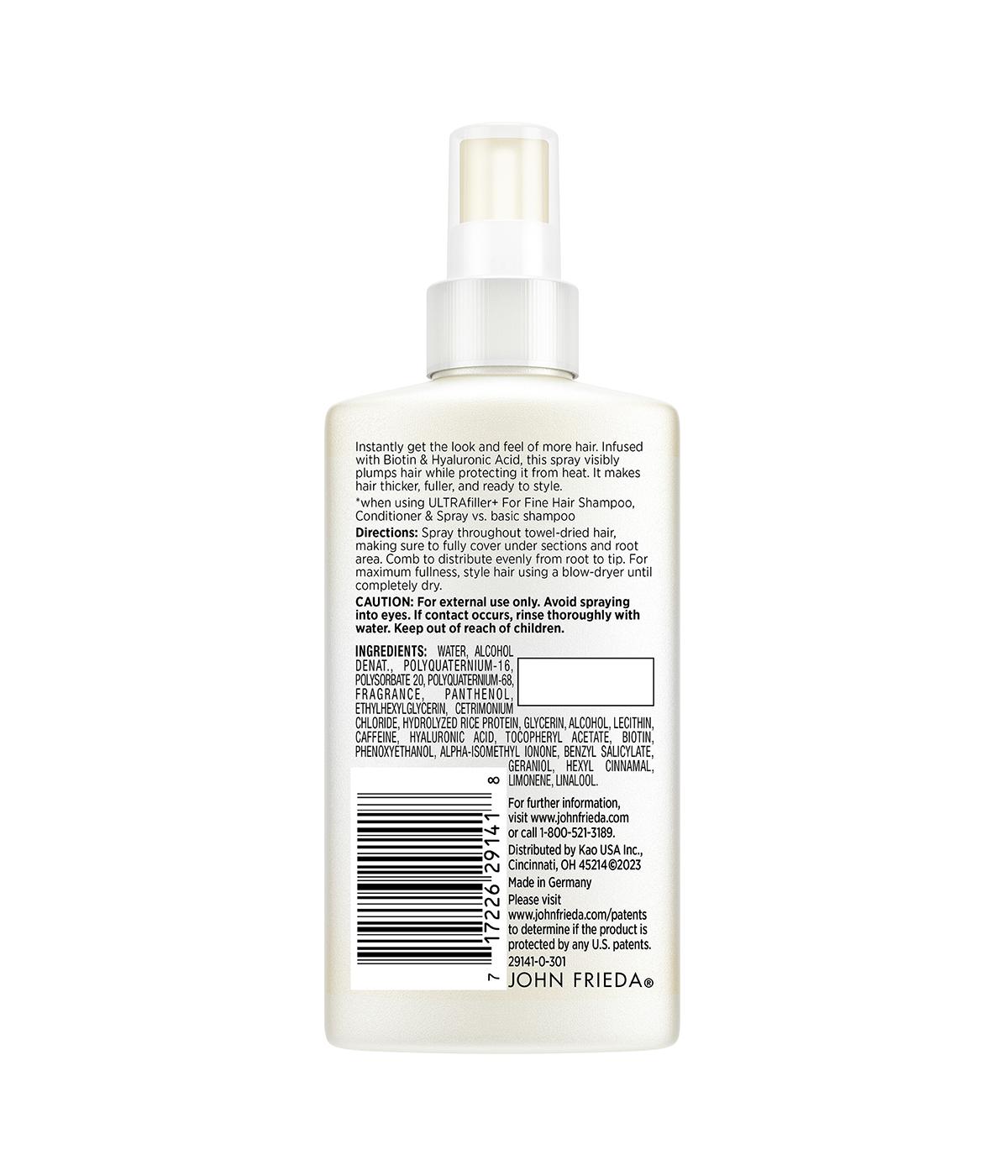 John Frieda Ultra Filler+ Thickening Spray - Shop Styling products ...