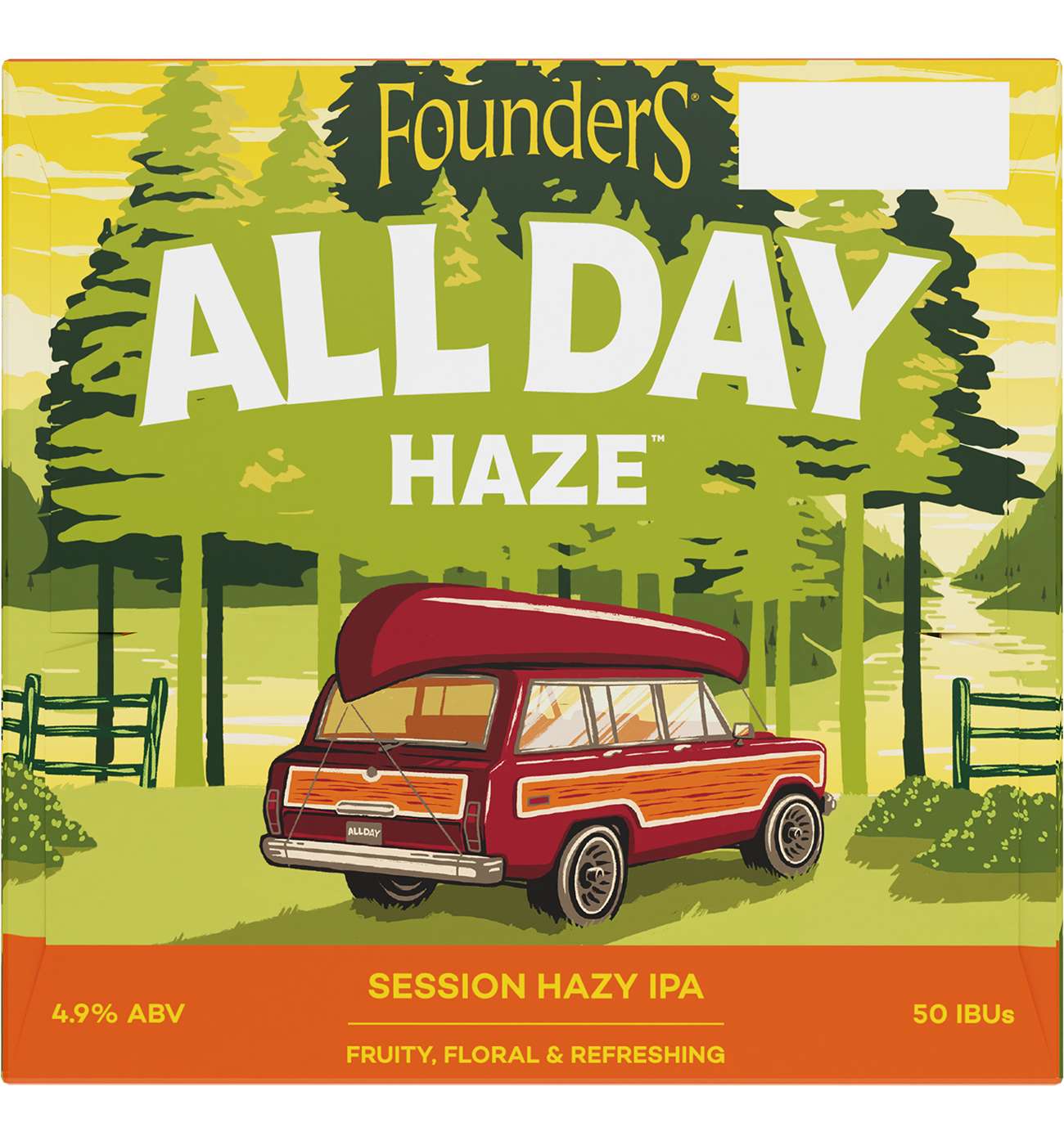 Founders All Day Haze Session Hazy IPA Beer 6 pk Cans - Shop Beer at H-E-B