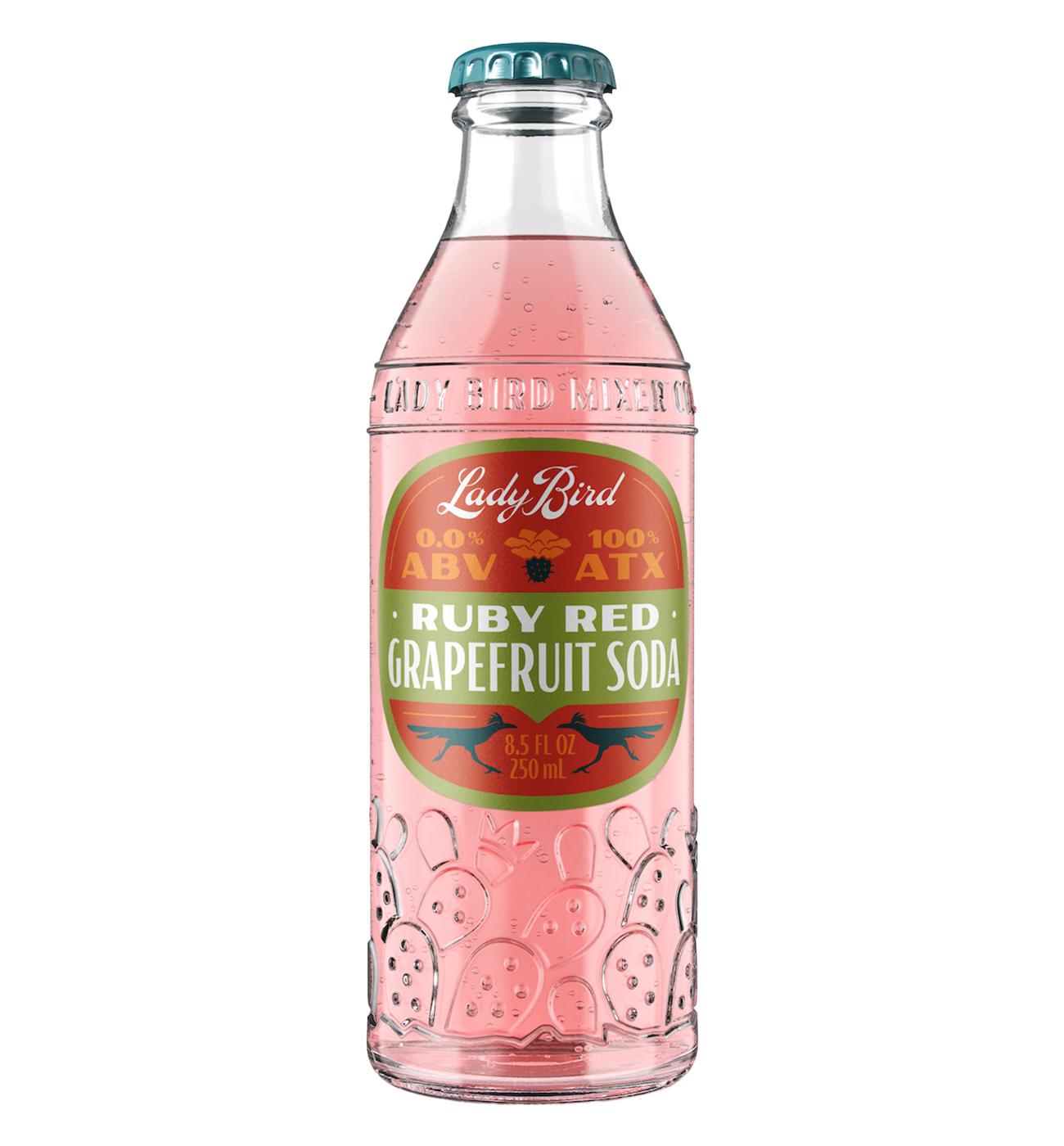 Lady Bird Ruby Red Grapefruit Soda 4 pk Bottles - Shop Cocktail mixers ...