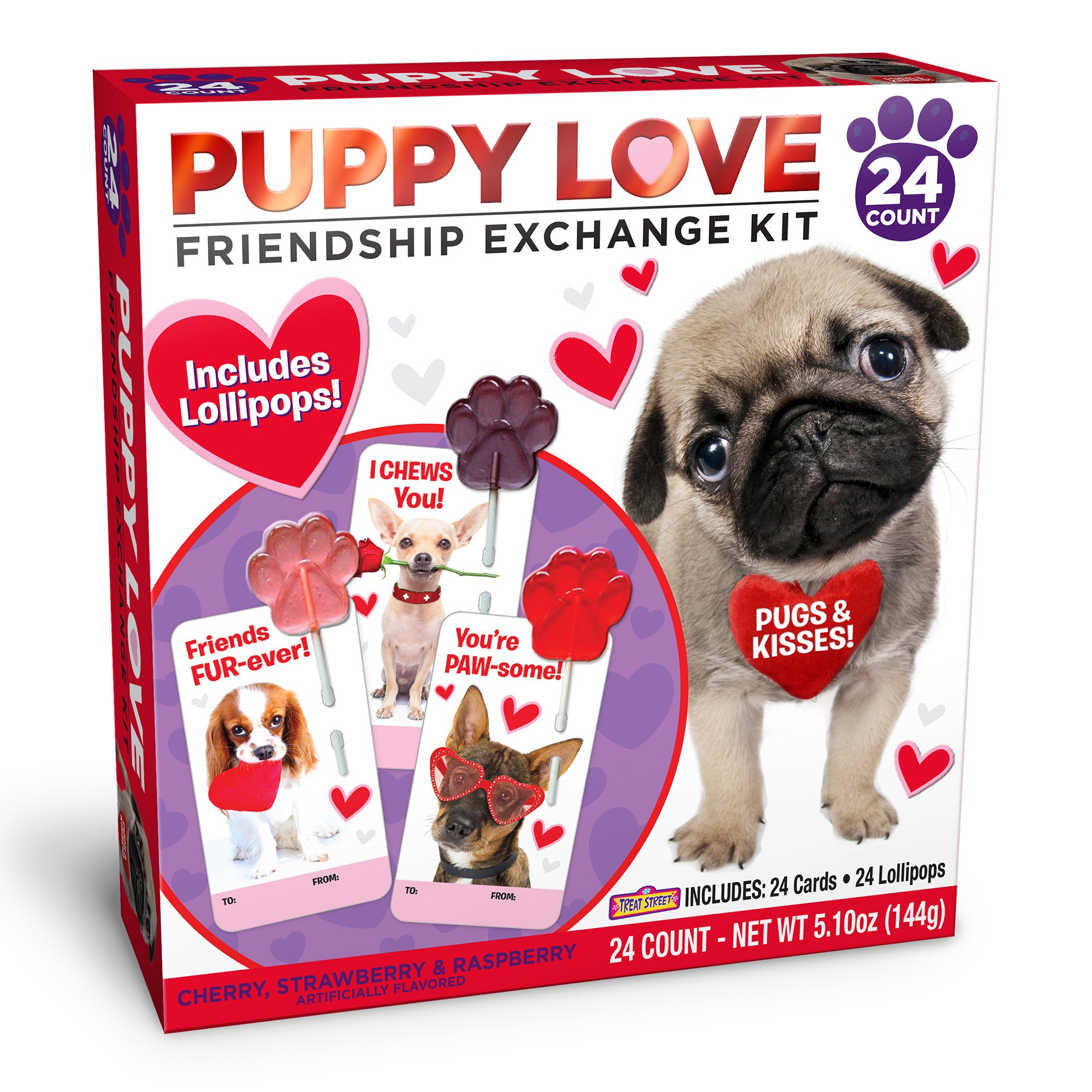 Puppy Love Valentine's Candy Friendship Exchange Kit - Shop Candy at H-E-B