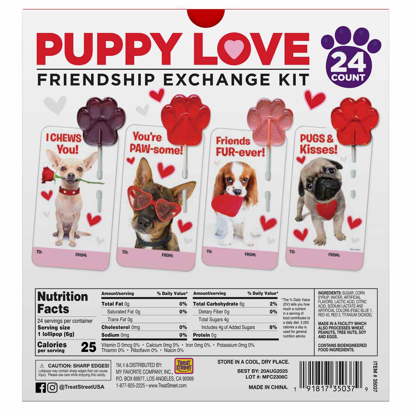 Puppy Love Valentine's Candy Friendship Exchange Kit - Shop Candy at H-E-B