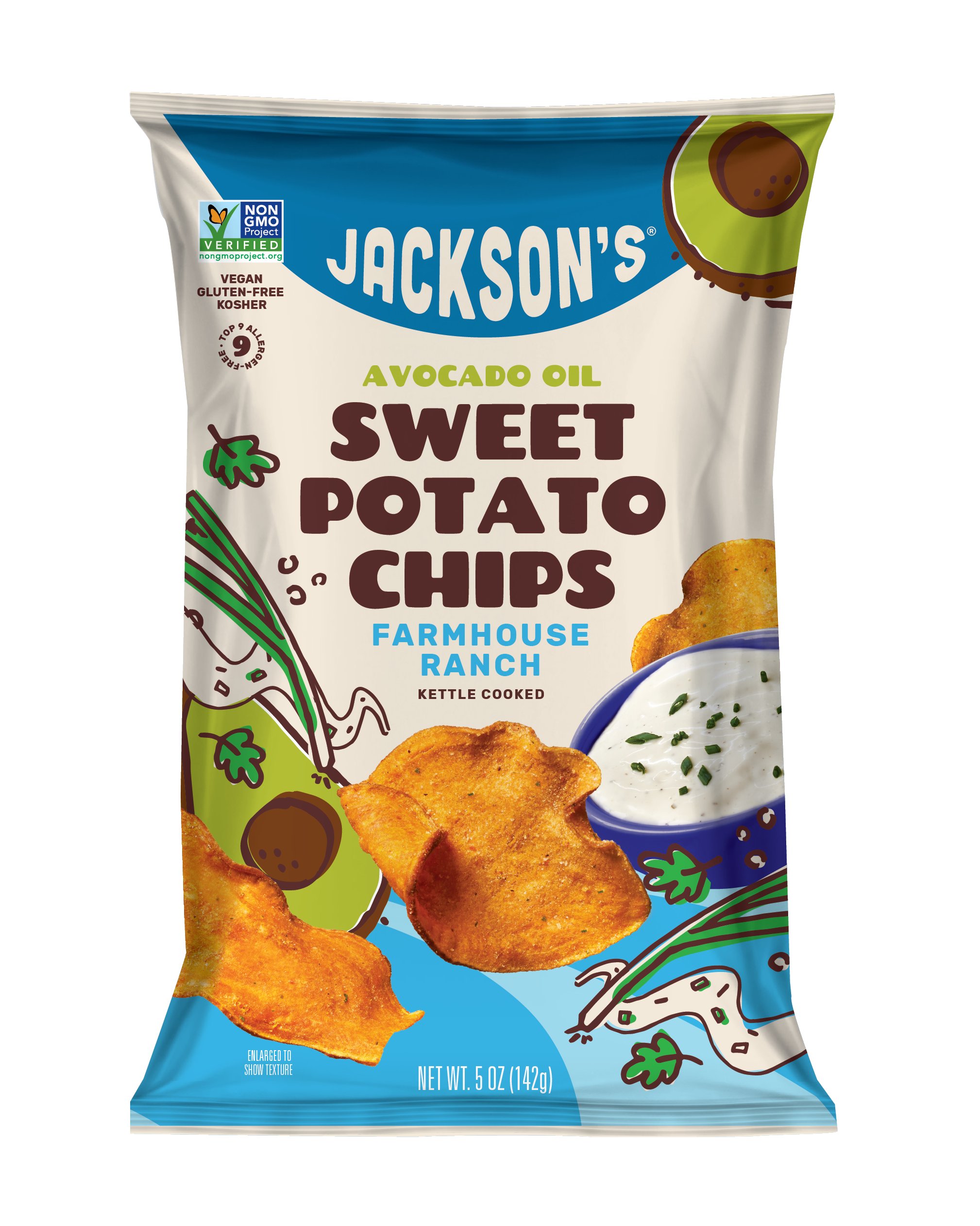 Jackson's Farmhouse Ranch Sweet Potato Chips - Shop Chips at H-E-B