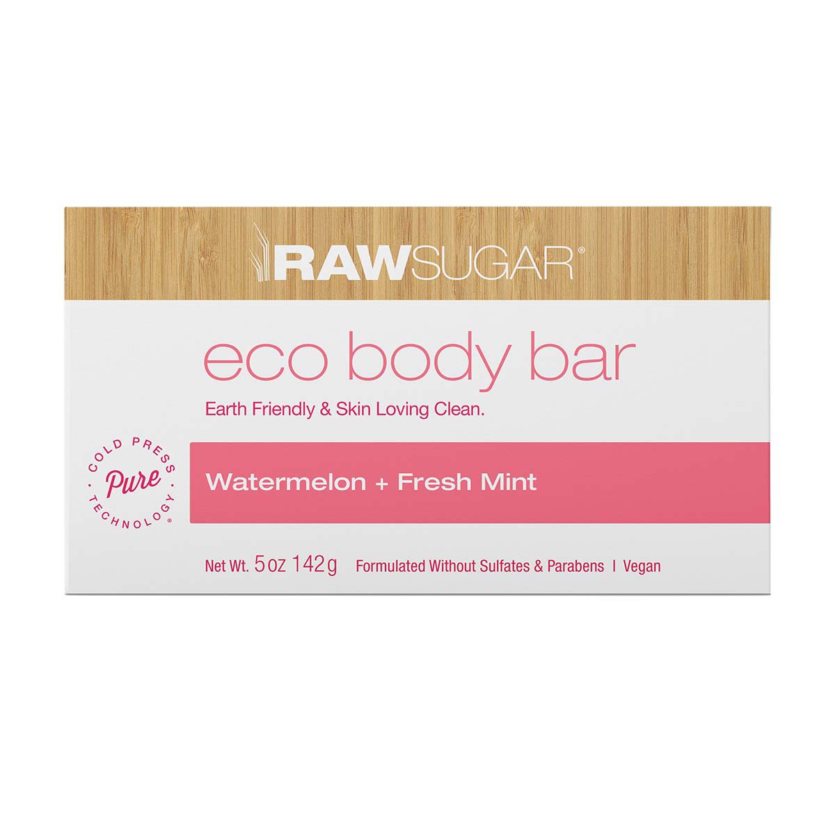 Raw Sugar Eco Body Bar - Watermelon + Fresh Mint - Shop Hand & bar soap ...