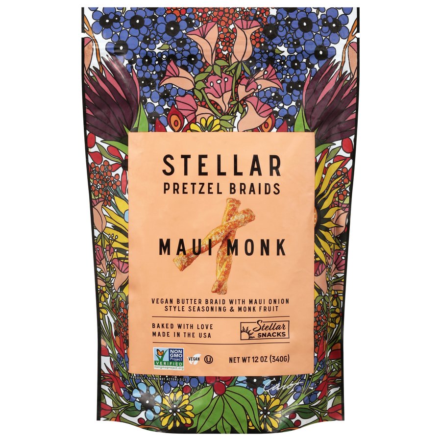 Stellar Snacks Maui Monk Pretzel Braids - Shop Chips at H-E-B