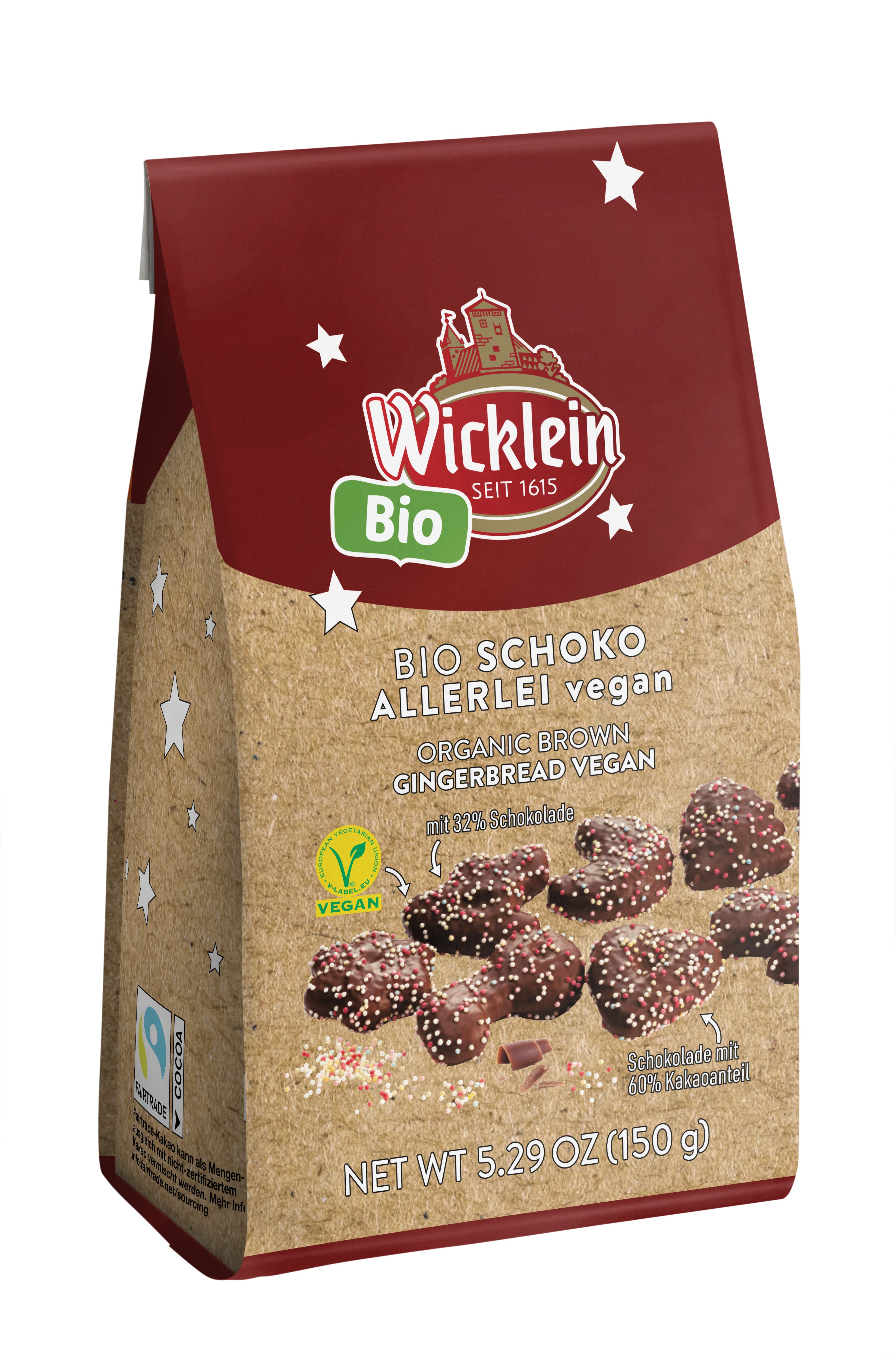 Wicklein Organic Vegan Chocolate Gingerbread, 5.29 oz | Central Market ...