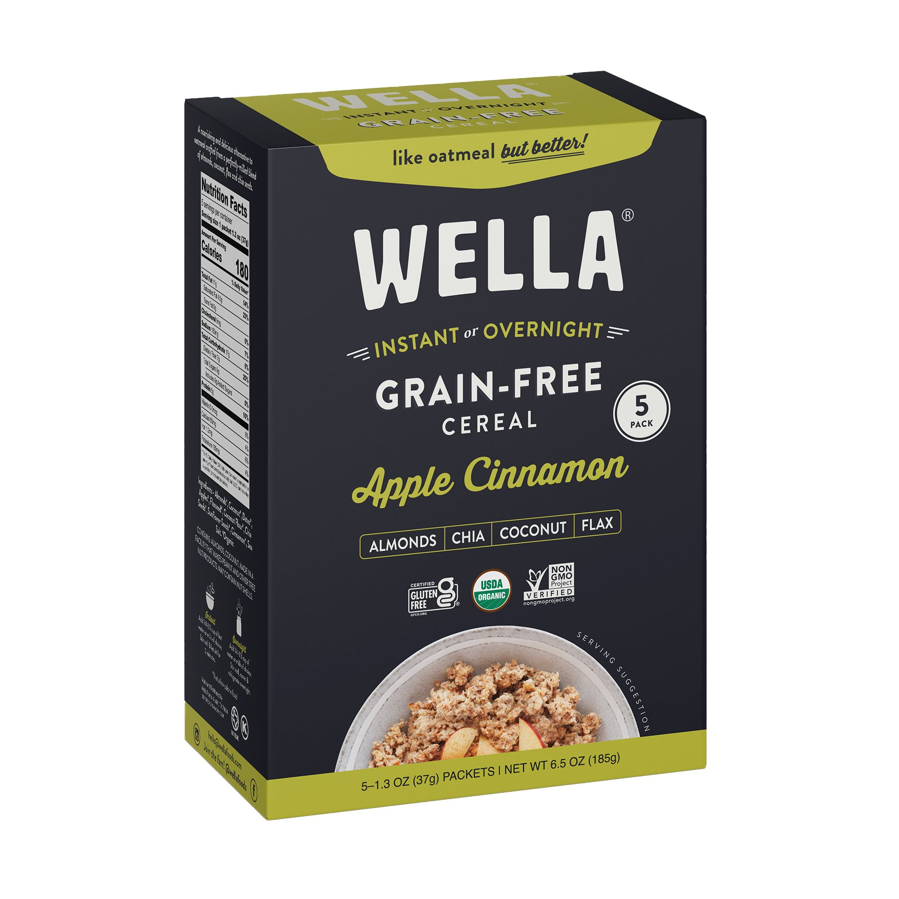 Wella Grain-Free Apple Cinnamon Cereal - Shop Oatmeal & hot cereal at H-E-B