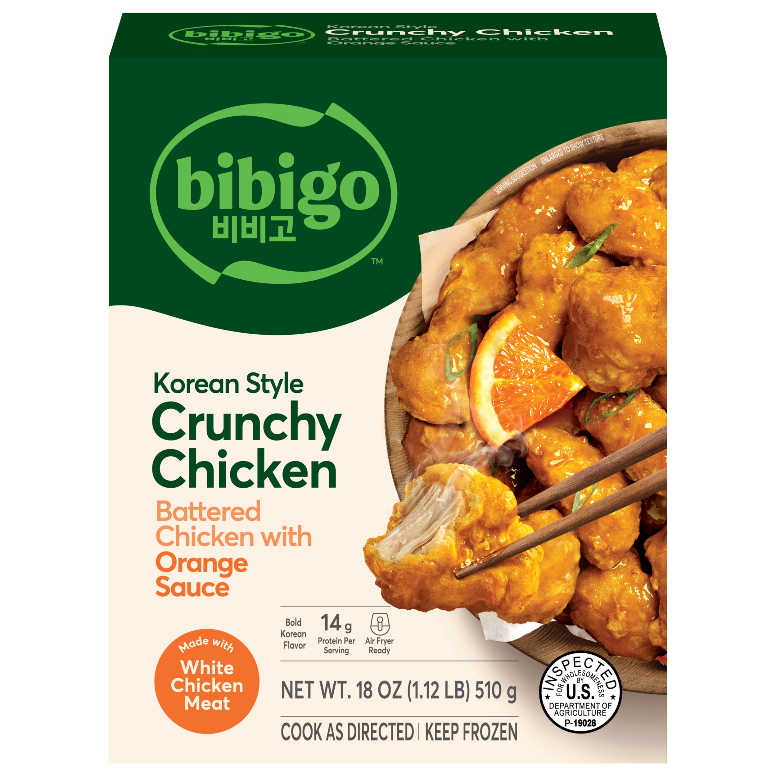 bibigo Korean Style Crunchy Chicken & Orange Sauce - Shop Entrees ...