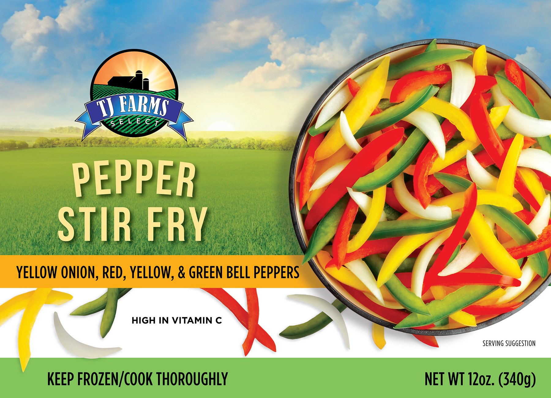 TJ Farms Select Pepper Stir Fry, 12 oz | Low Prices & Quality Groceries ...