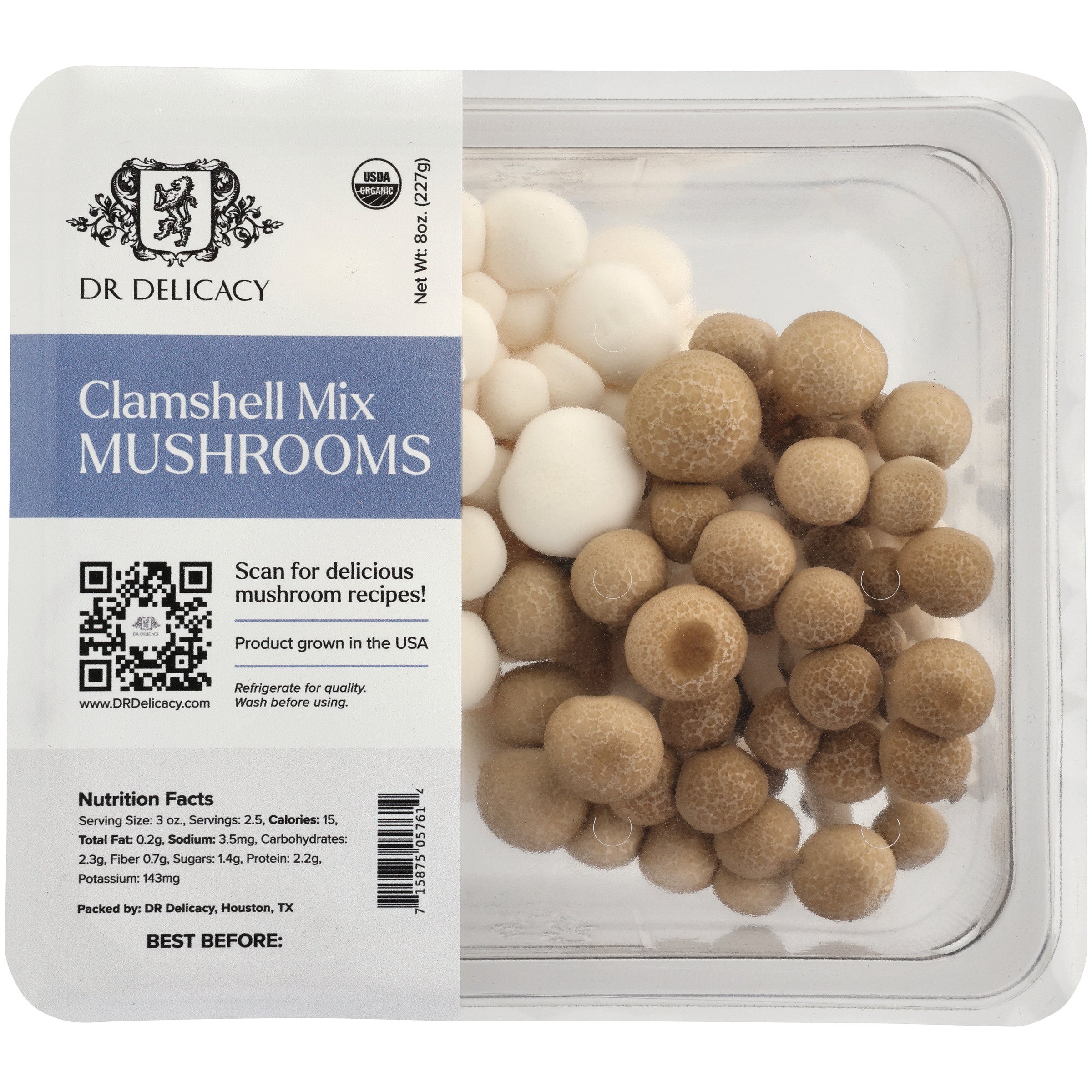 Dr Delicacy Fresh Organic Beech Mushroom Mix - Shop Mushrooms at H-E-B