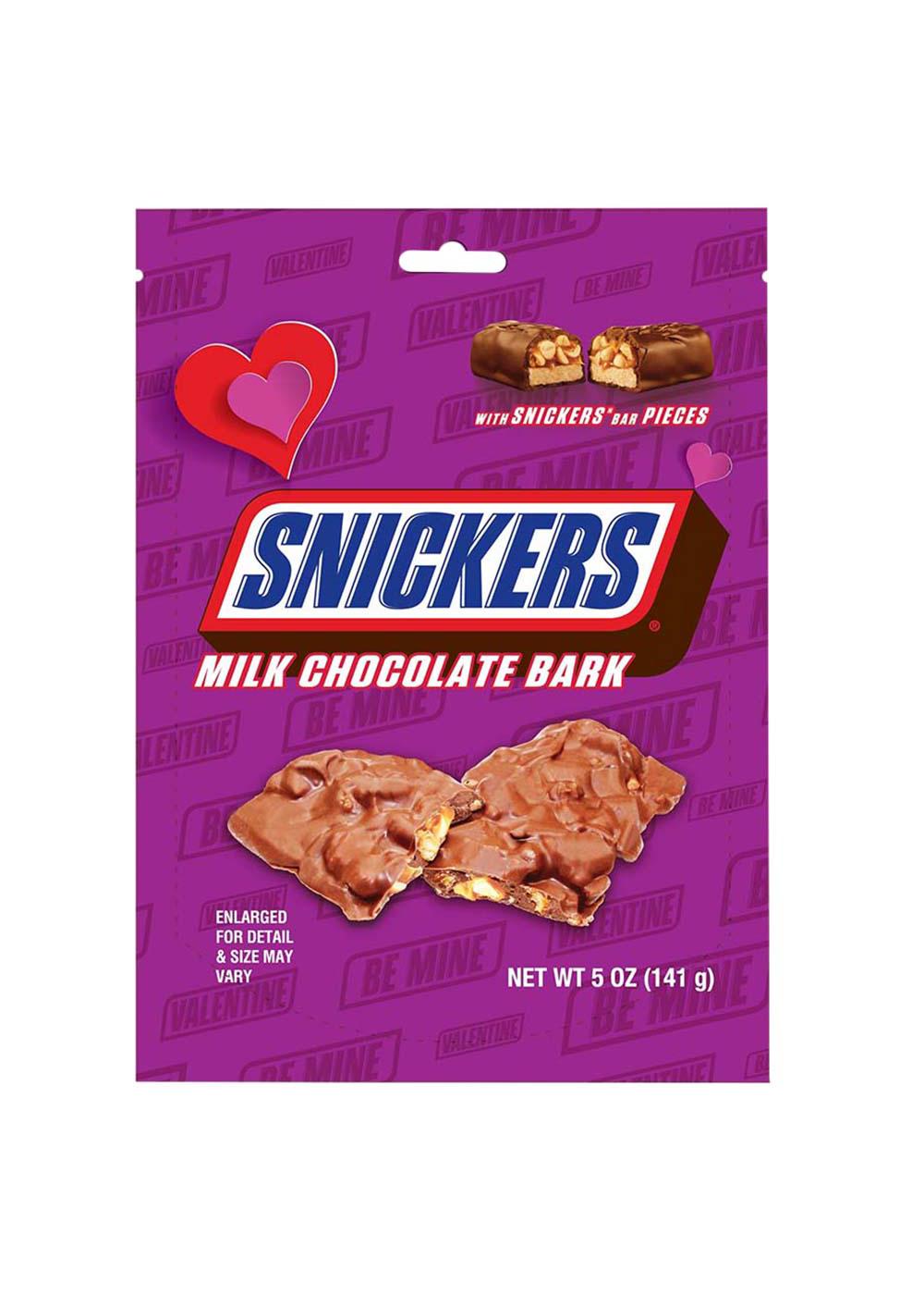 Snickers Milk Chocolate Bark Valentine's Candy - Shop Candy at H-E-B