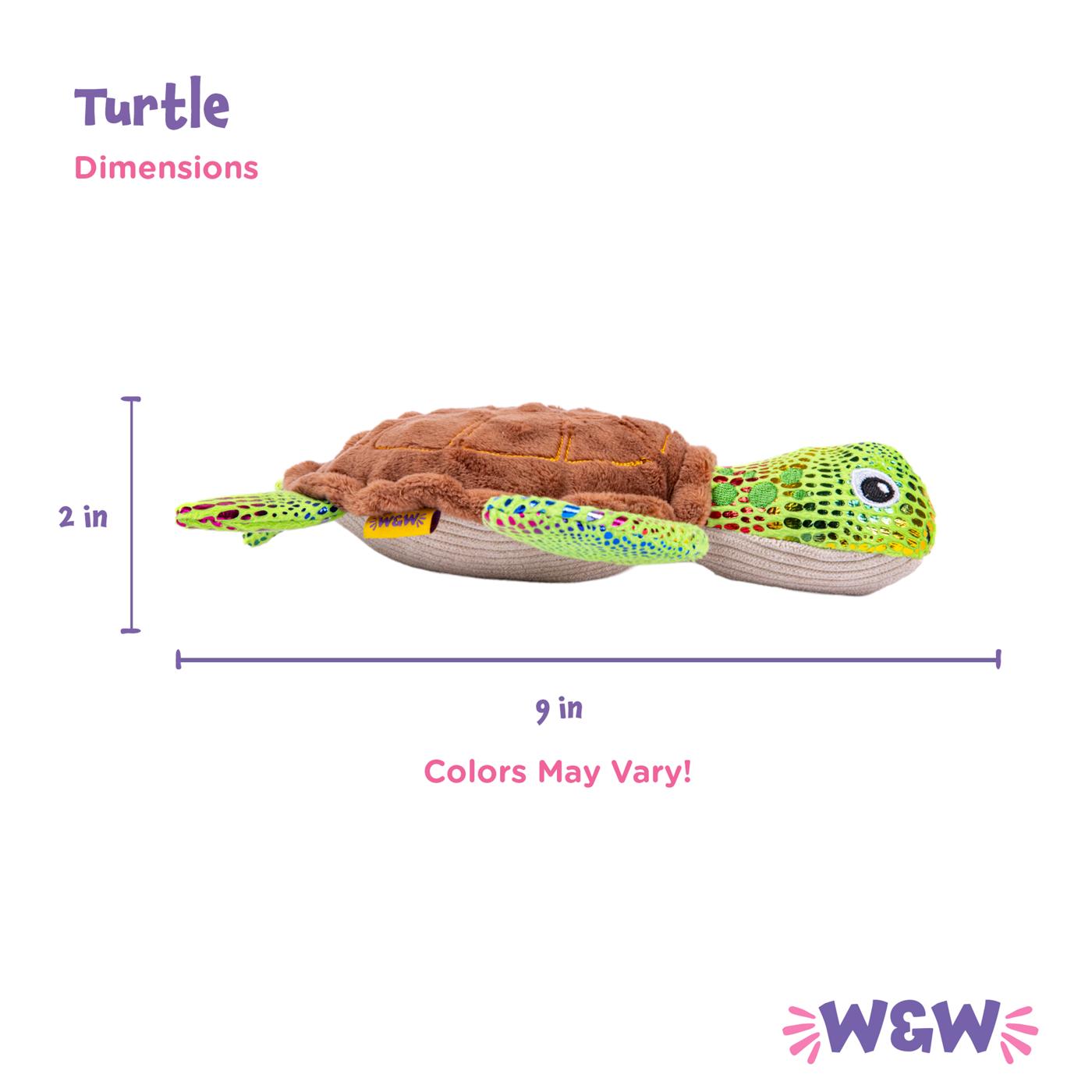 Woof & Whiskers Plush Dog Toy - Turtle Mixed - Shop Plush toys at H-E-B