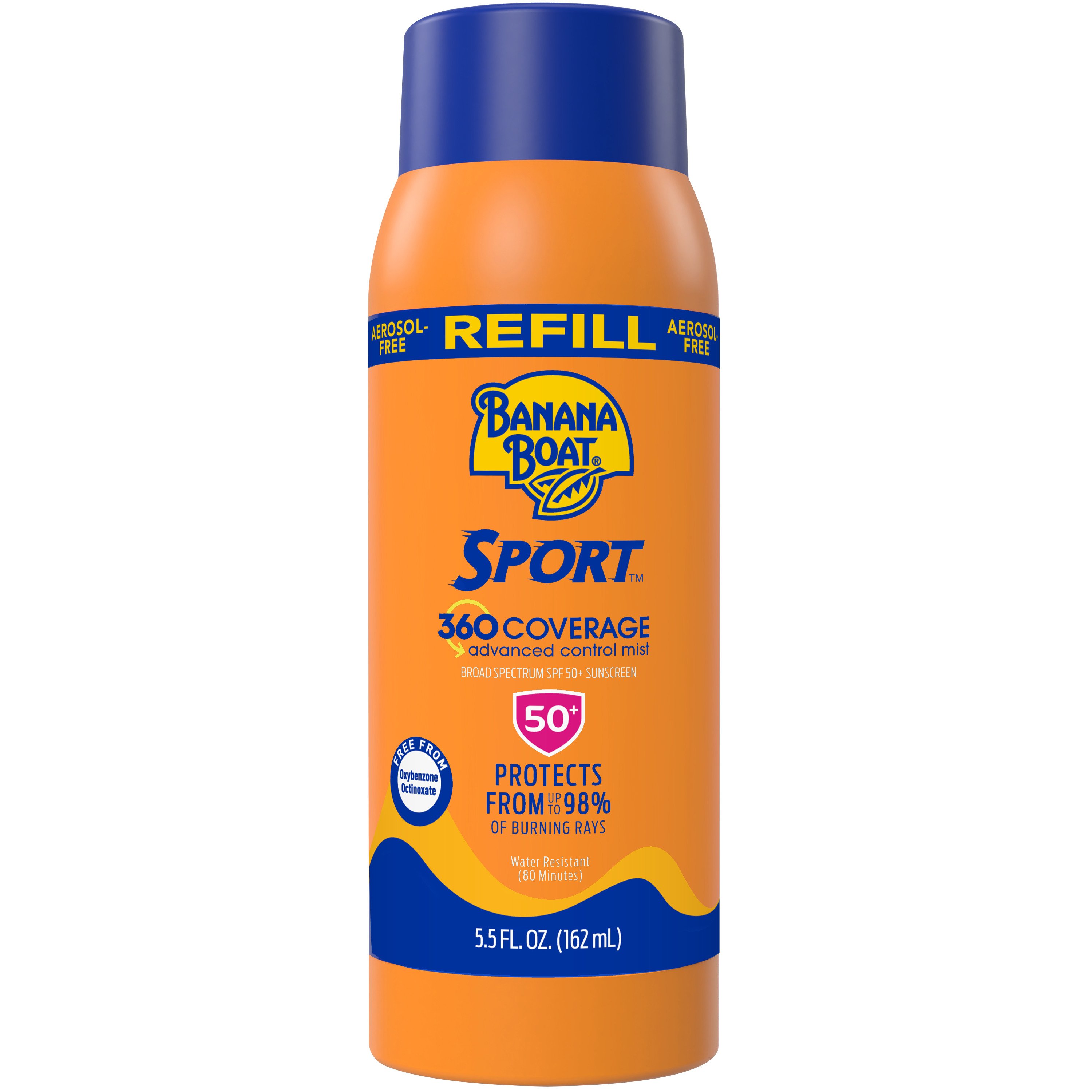 Banana Boat Sport 360 Coverage Sunscreen Mist SPF 50 - Refill - Shop ...