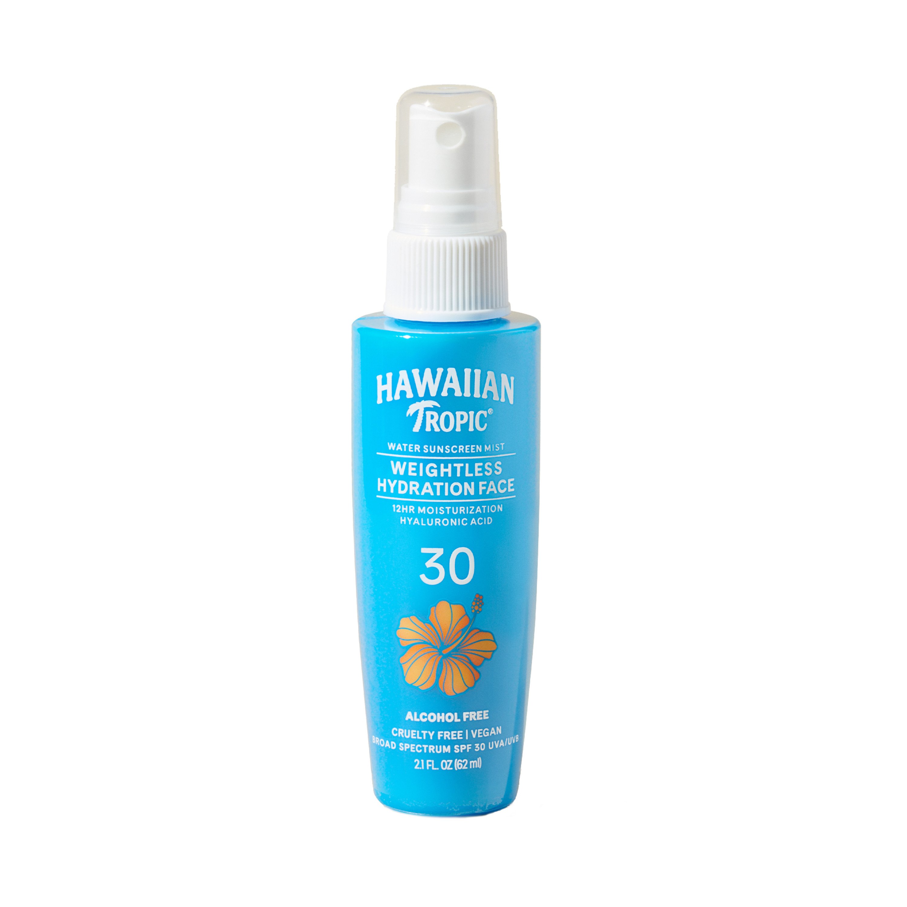 Hawaiian Tropic Weightless Hydration Water Sunscreen Face Mist - SPF 30 ...