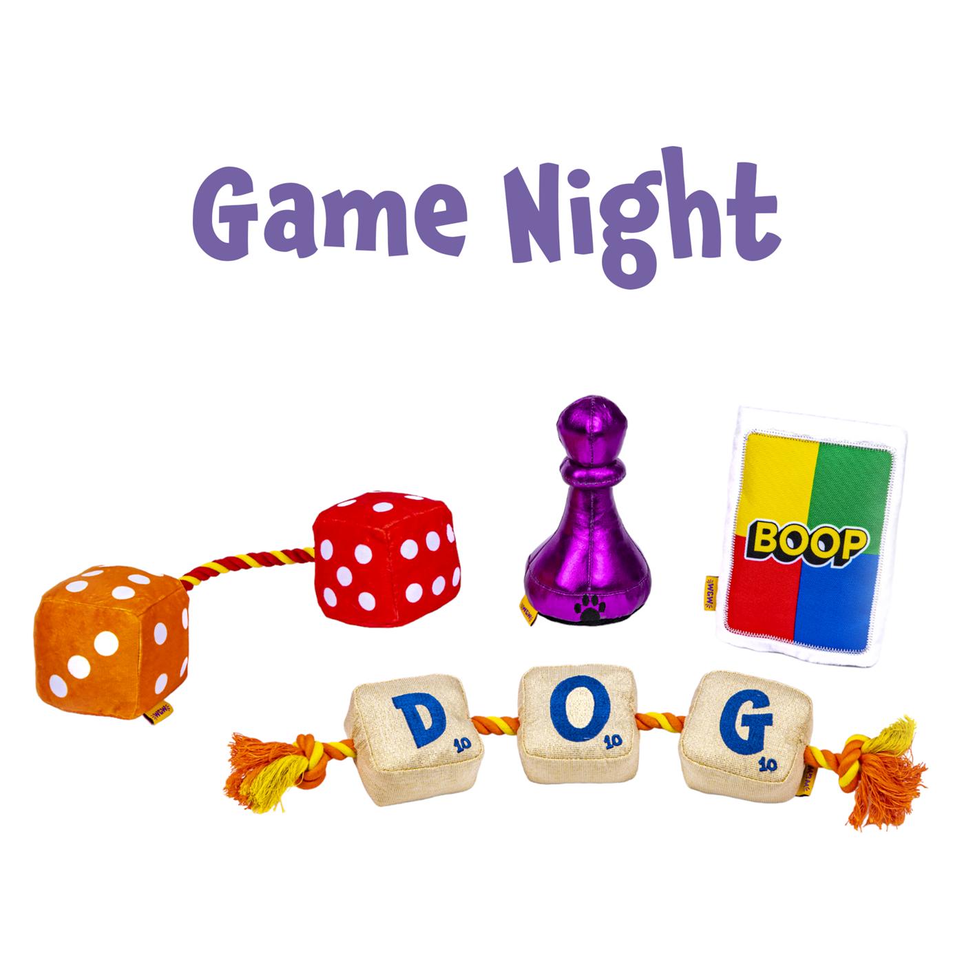 Woof & Whiskers Plush Dog Toy - Dice On Rope - Shop Rope & tug toys at ...