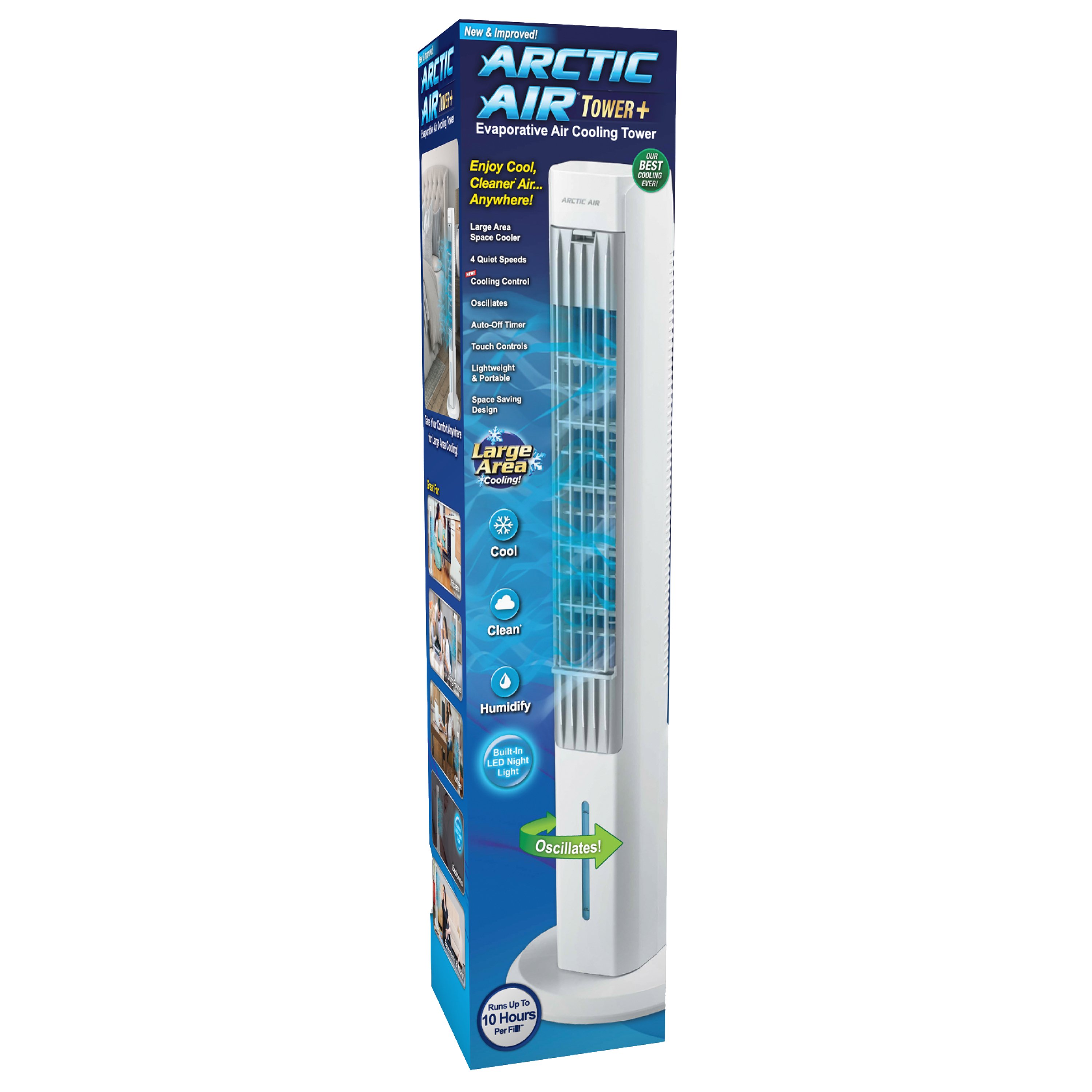 Artic Air Tower+ Evaporative Air Cooling Fan - Shop Fans & air ...
