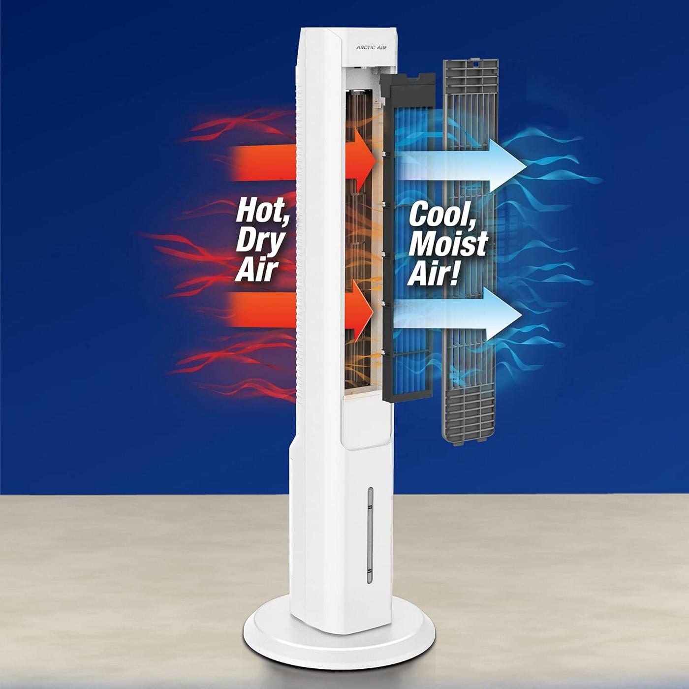 Artic Air Tower+ Evaporative Air Cooling Fan - Shop Fans & air ...