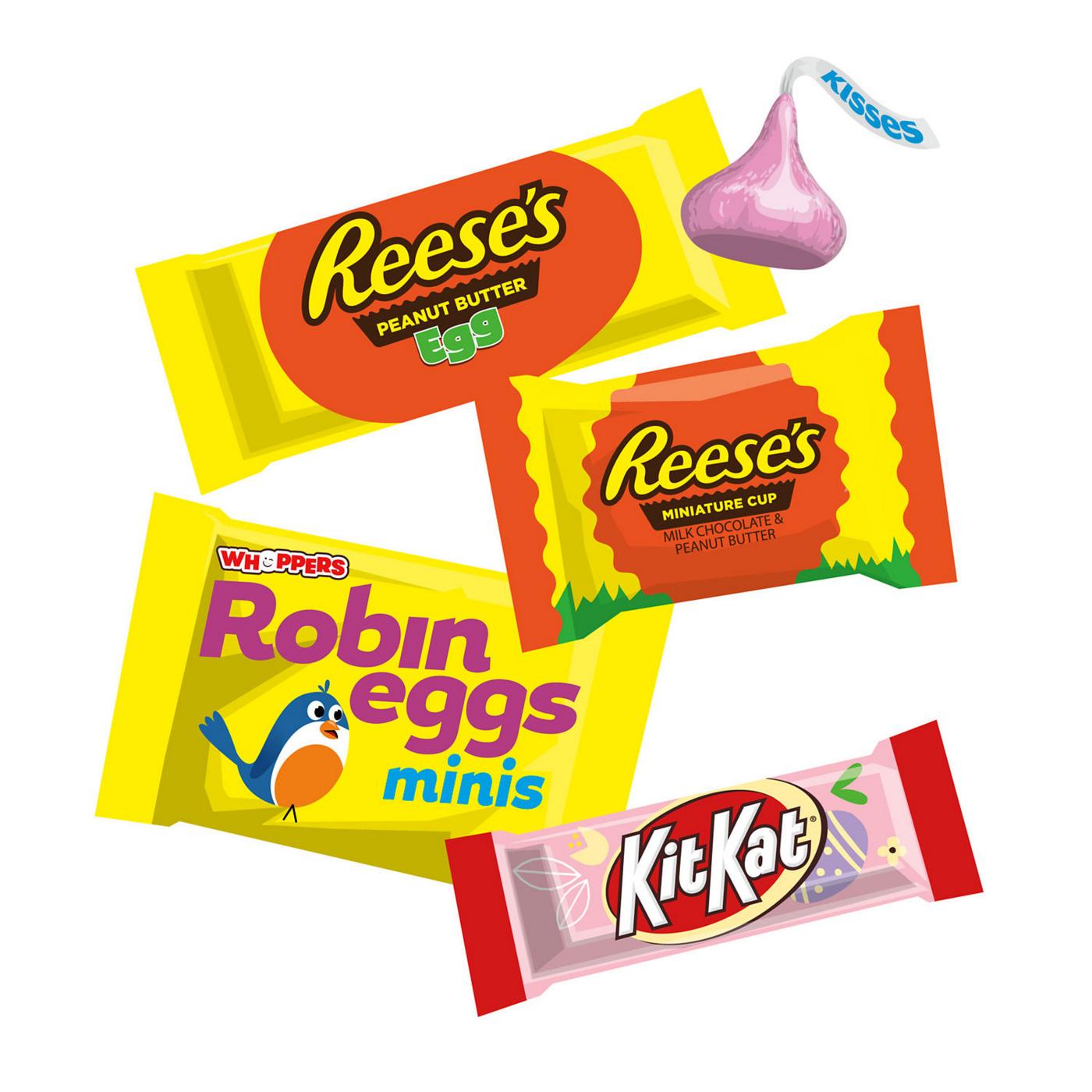 Reese's, Kit Kat & Whoppers Assorted Chocolate Easter Egg Hunt Candy ...