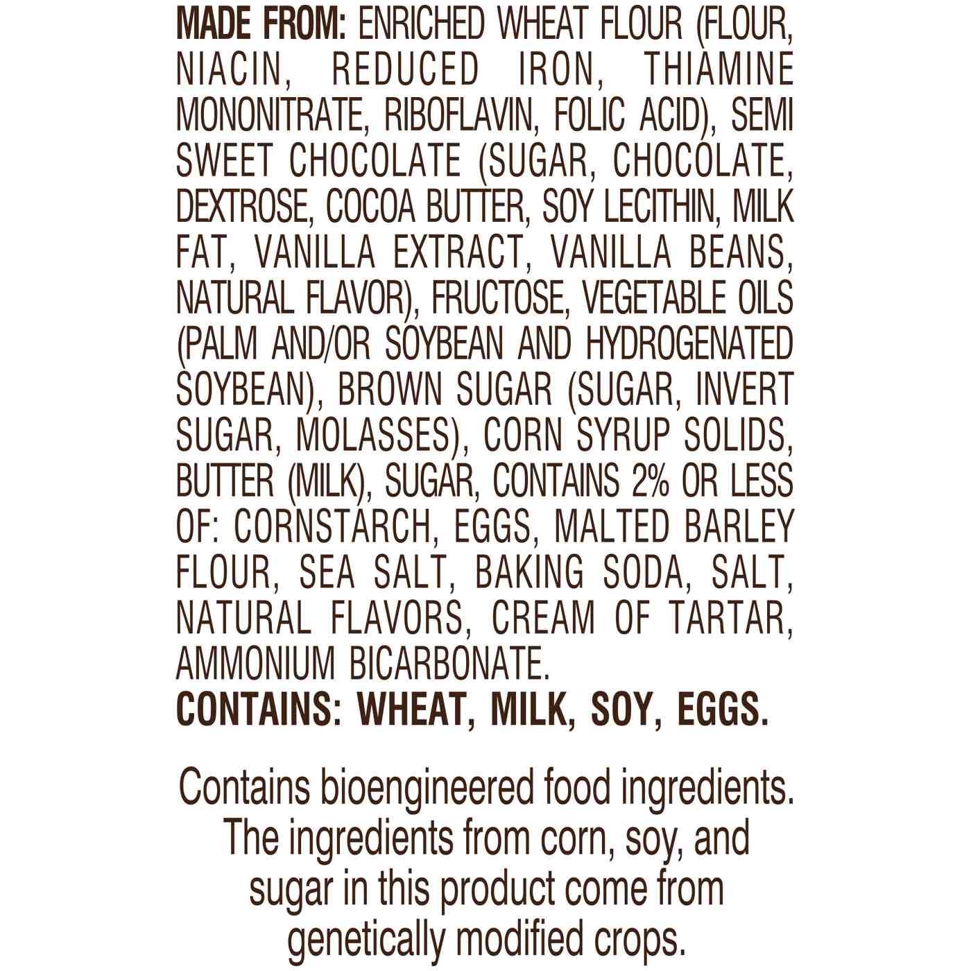 Pepperidge Farm Soft Baked Newport Dark Chocolate Cookies with Sea Salt ...