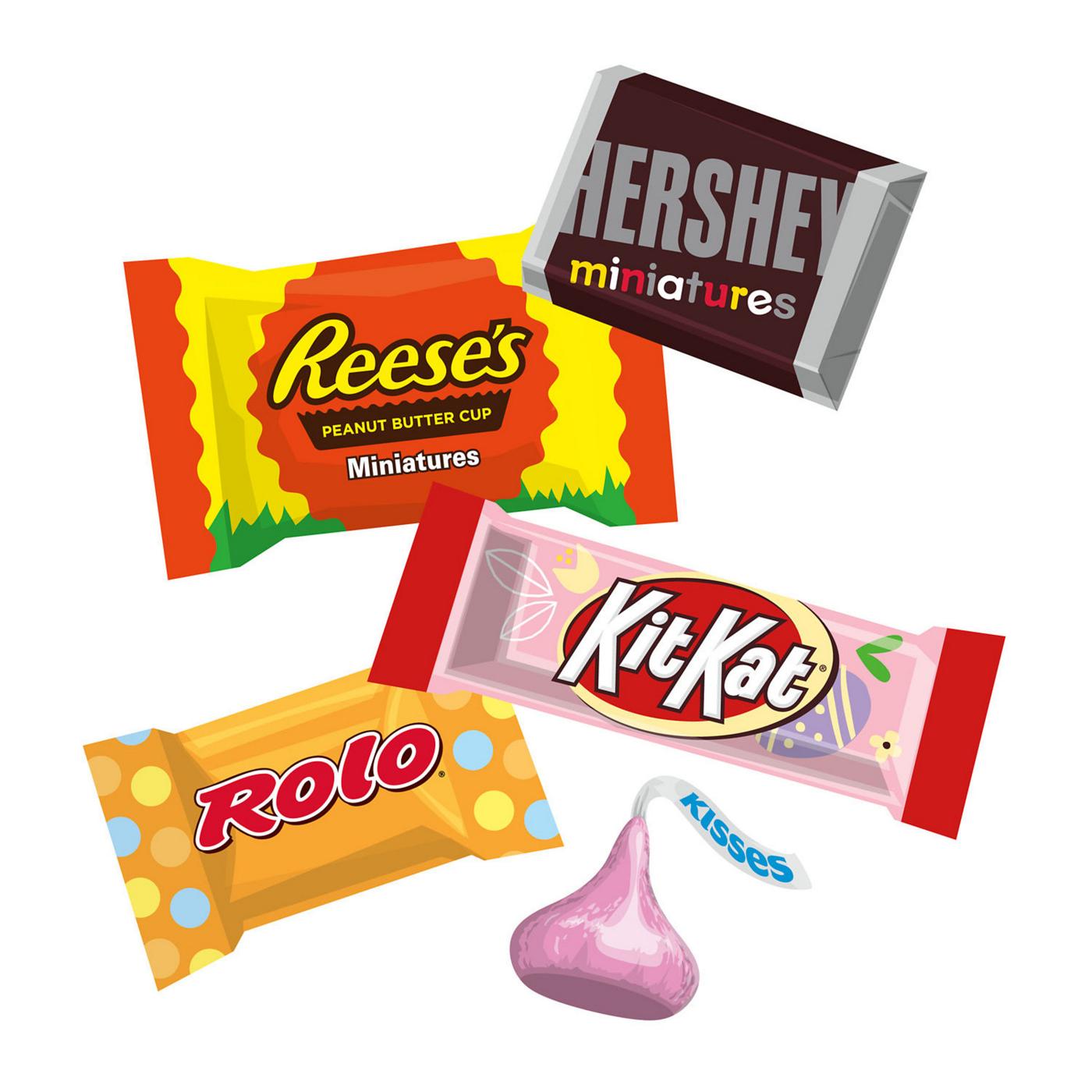 Hershey's, Reese's, Kit Kat & Rolo Assorted Easter Egg Hunt Candy ...