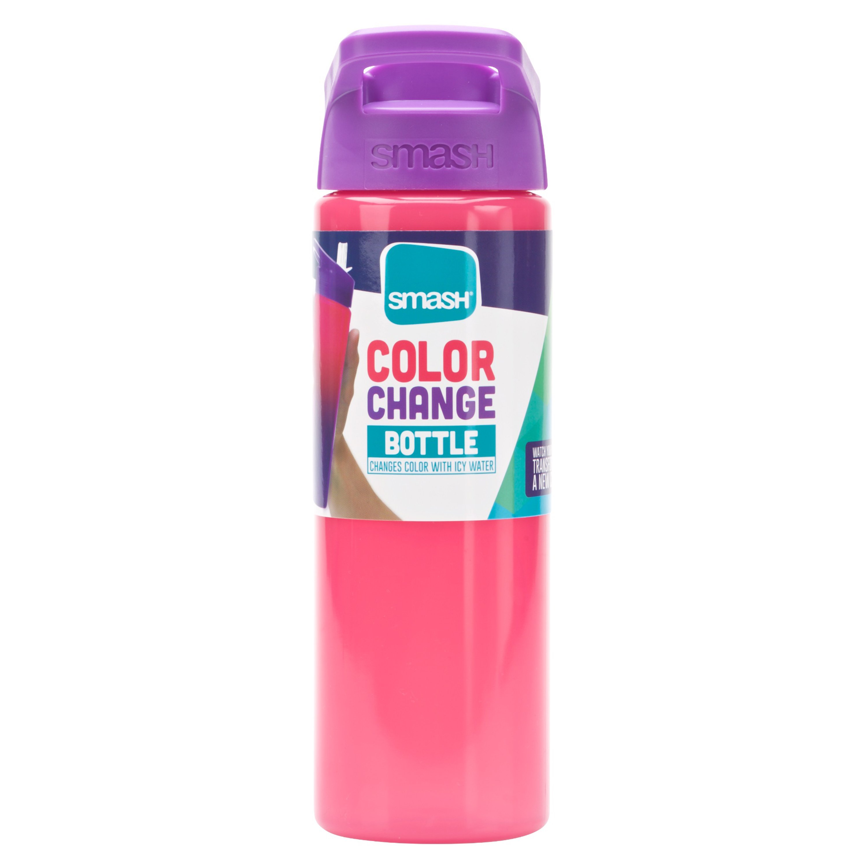 Smash Color Change Water Bottle - Pink - Shop Cups & tumblers at H-E-B