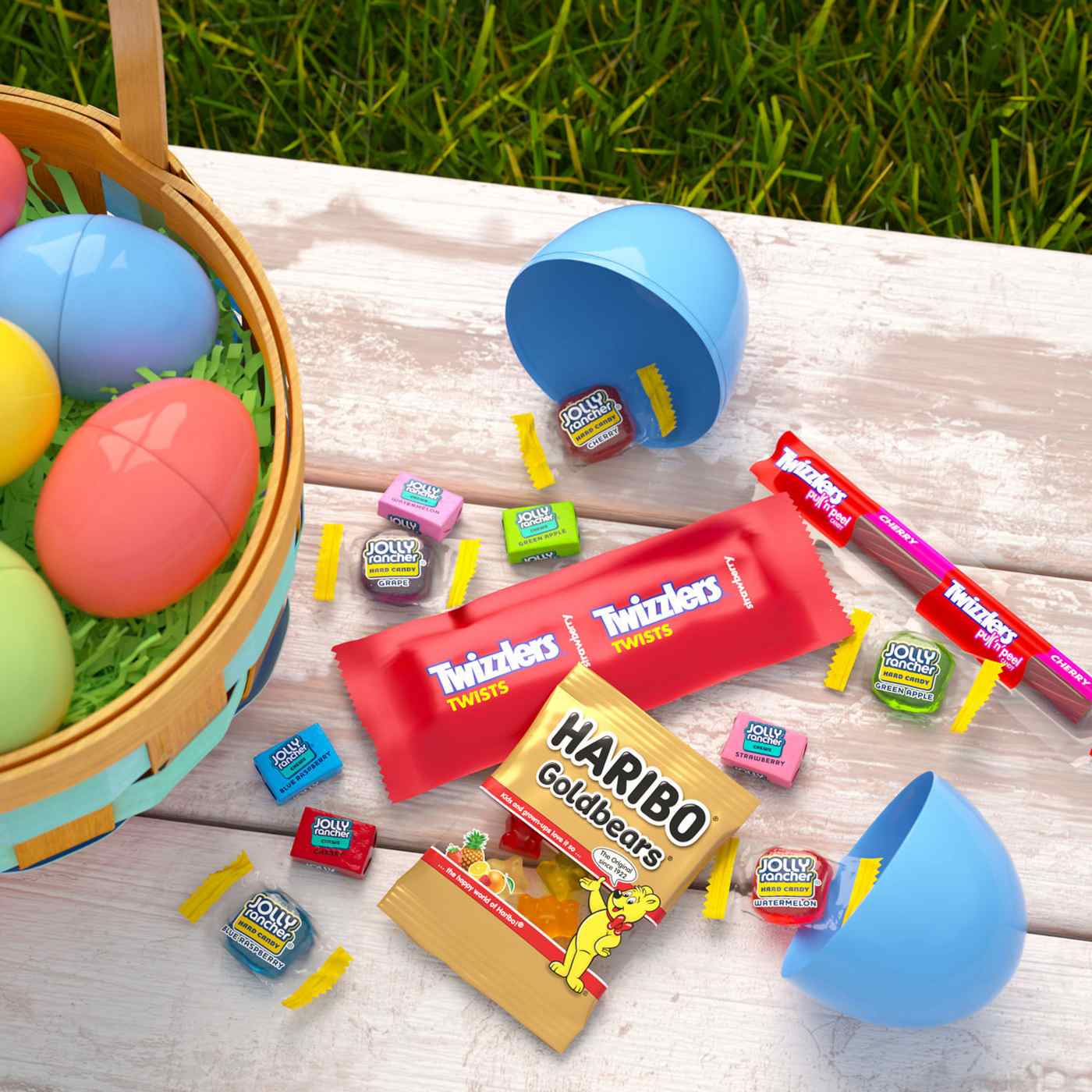 Twizzlers, Haribo & Jolly Rancher Assorted Easter Egg Hunt Candy - Shop ...