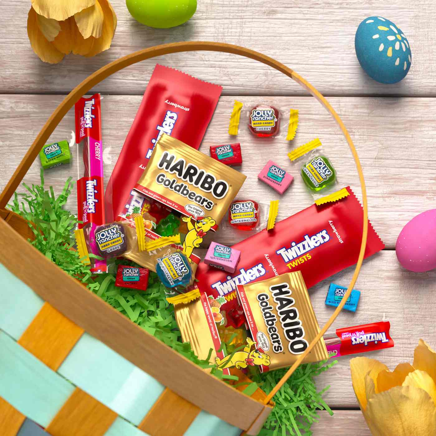 Twizzlers, Haribo & Jolly Rancher Assorted Easter Egg Hunt Candy - Shop ...