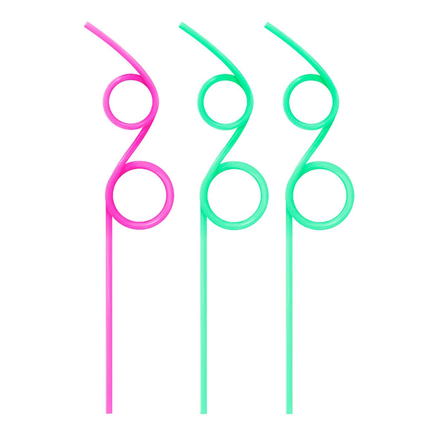 Smash Color Changing Curly Straws - Shop Cups & Tumblers at H-E-B