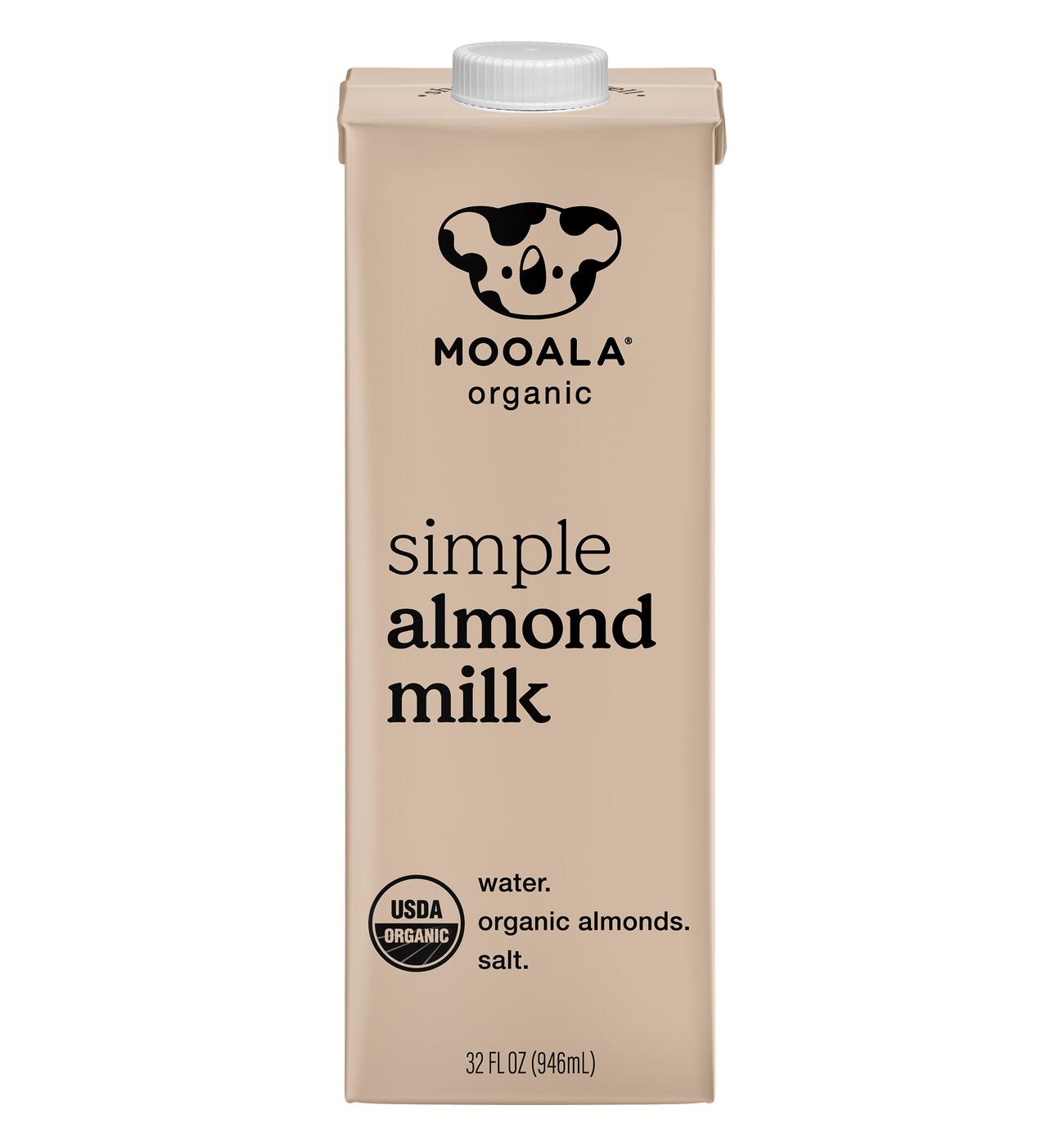 Mooala Organic Shelf Stable Simple Almond Milk - Shop Milk at H-E-B