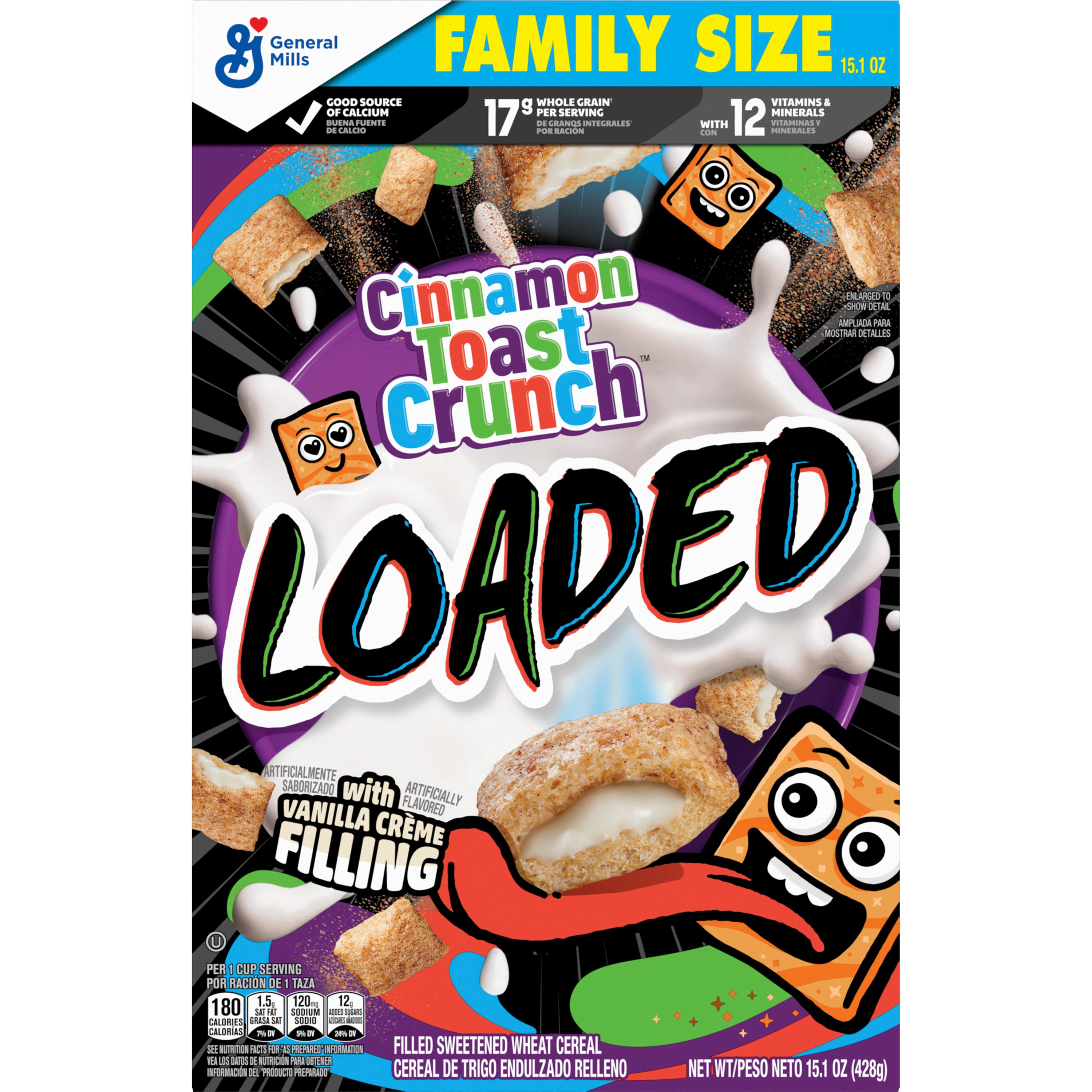 General Mills Loaded Cinnamon Toast Crunch Cereal - Family Size - Shop ...