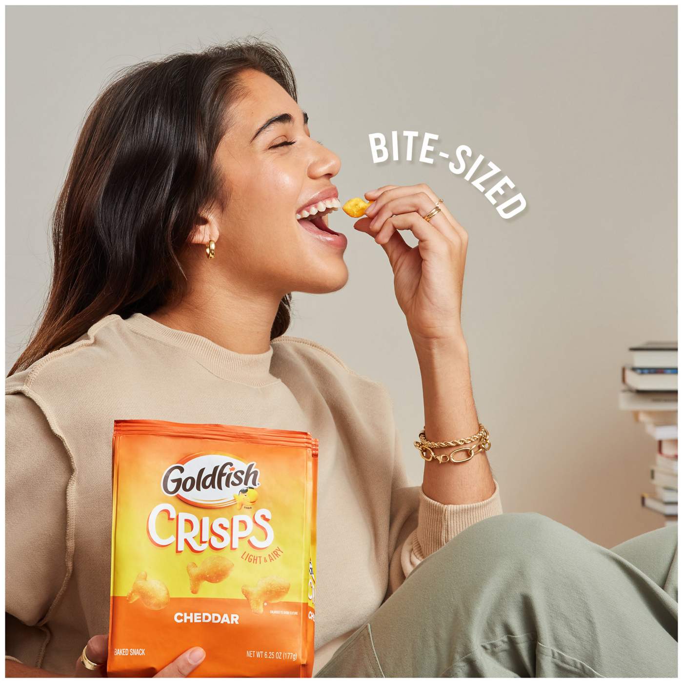 Goldfish Crisps Cheddar Baked Snacks - Shop Crackers & breadsticks at H-E-B