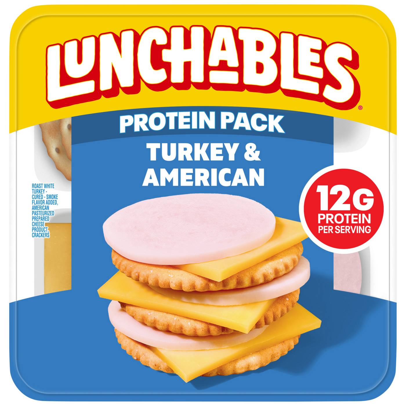Lunchables Turkey & American Protein Pack - Shop Snack trays at H-E-B