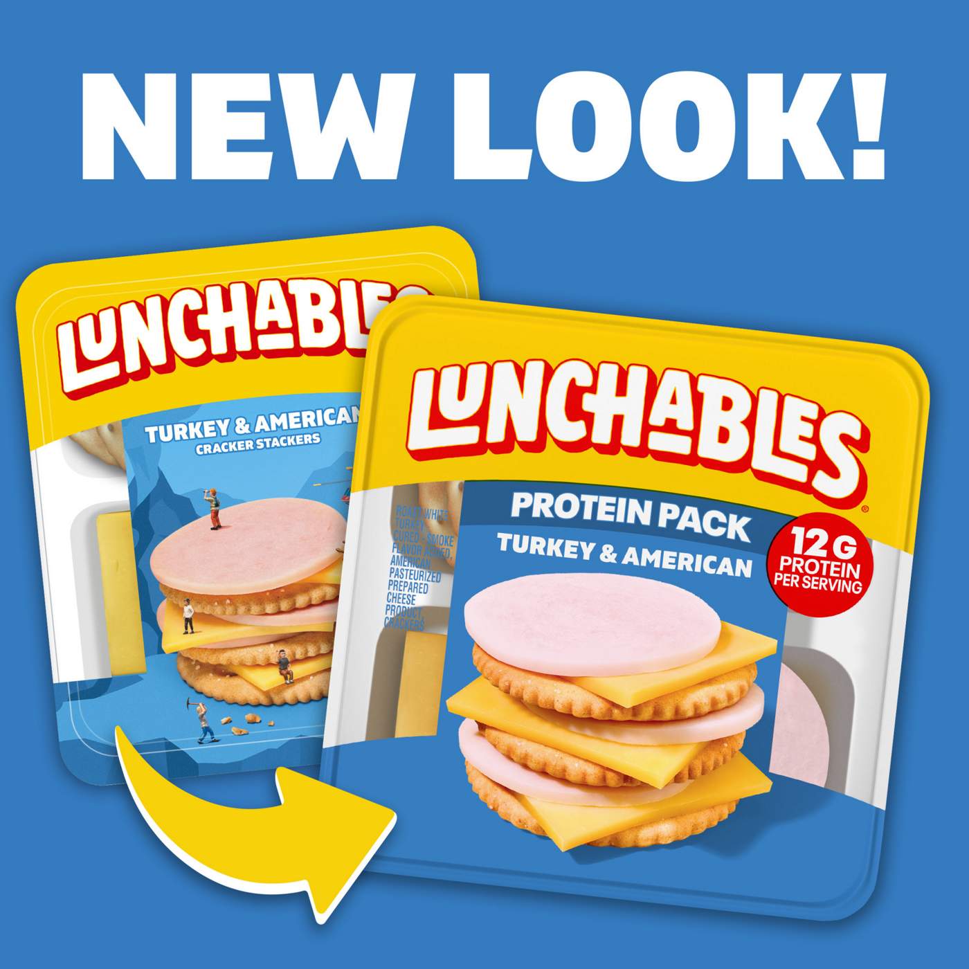 Lunchables Turkey & American Protein Pack - Shop Snack trays at H-E-B